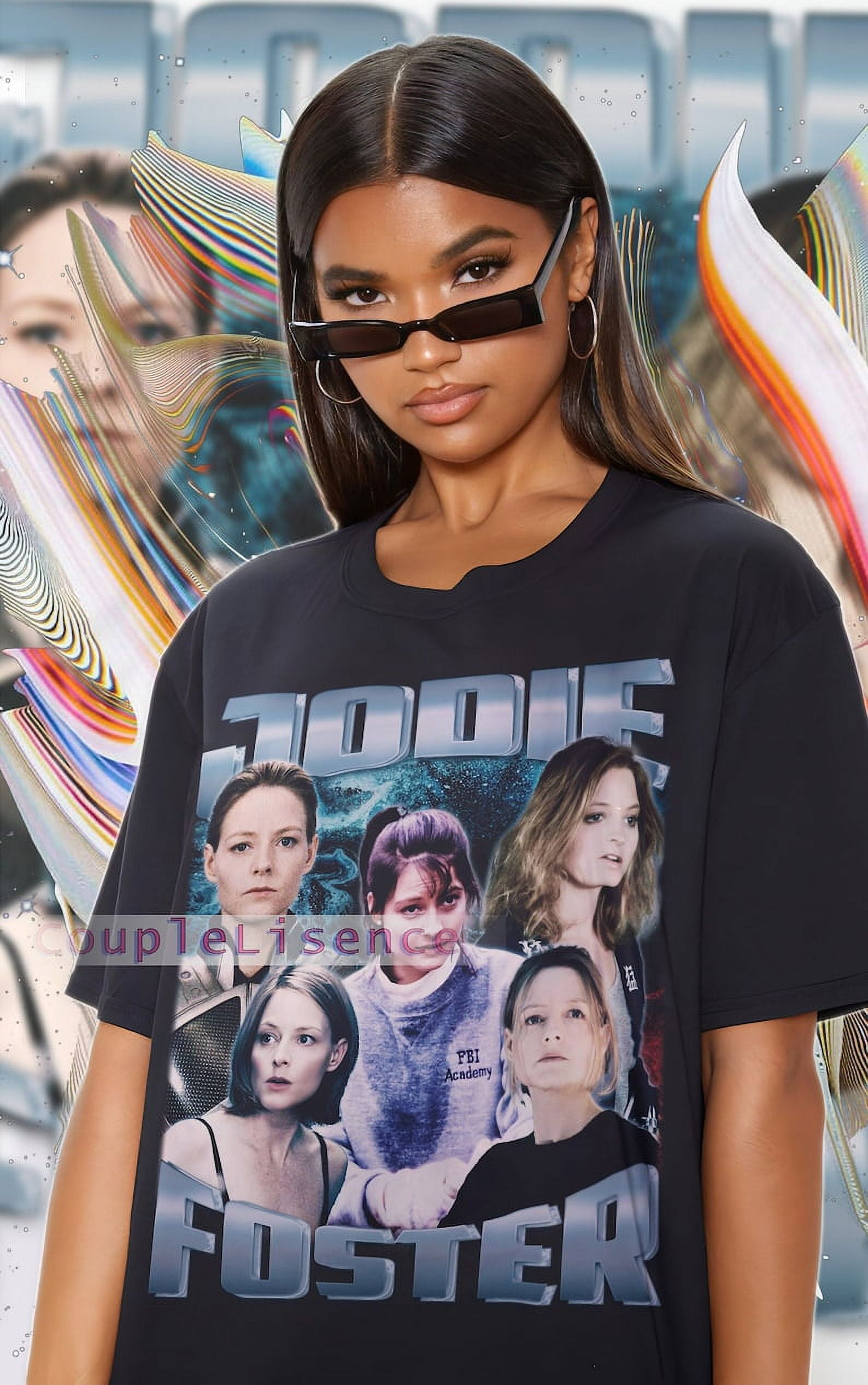 [BLACK] Retro JODIE FOSTER Vintage Shirt | Jodie Foster Homage Retro ...