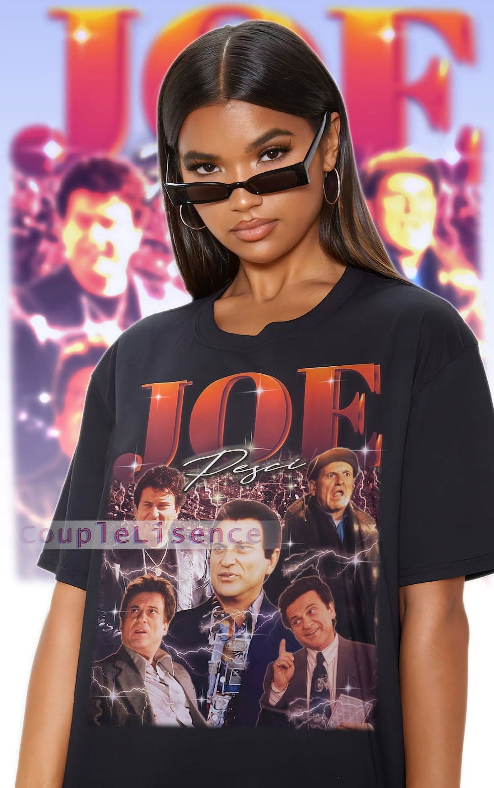 [BLACK] Retro JOE PESCI Vintage Shirt | Joe Pesci Homage Fan Tees | Joe ...