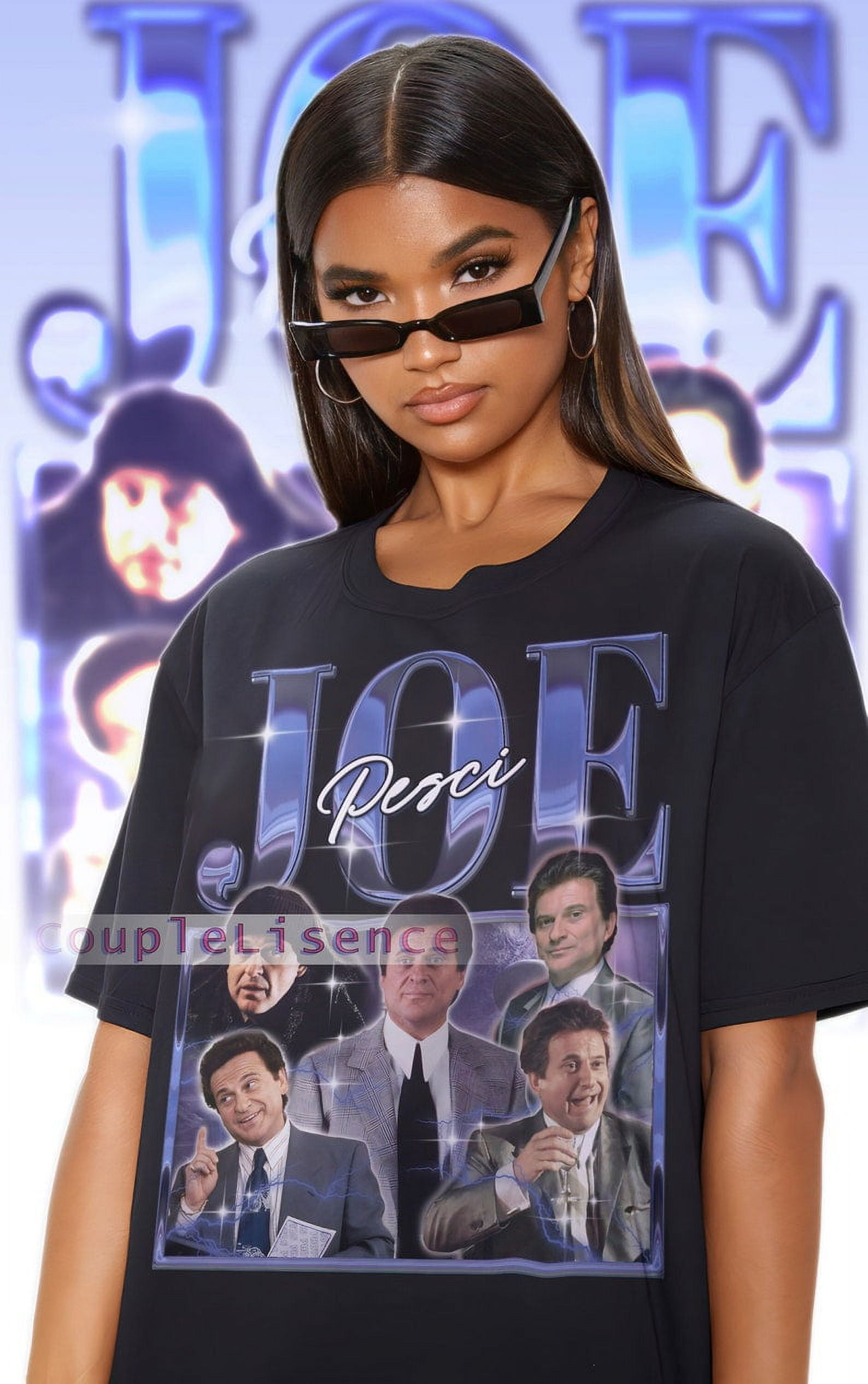 [BLACK] Retro JOE PESCI Vintage Shirt | Joe Pesci Homage Fan Tees | Joe ...