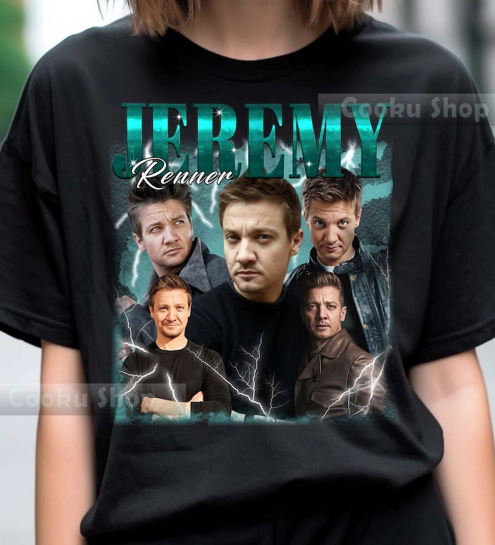 [BLACK] Retro Jeremy Renner TShirt, Jeremy Renner , Jeremy Renner ...