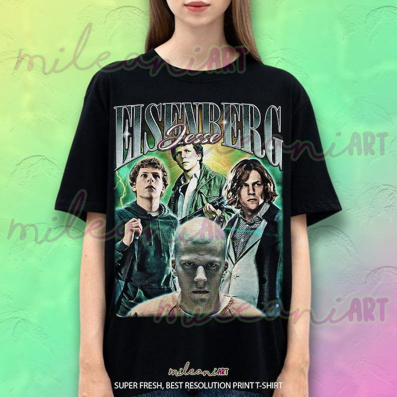 [BLACK] Retro Jesse Eisenberg Shirt | Jesse Eisenberg Homage | Jesse ...