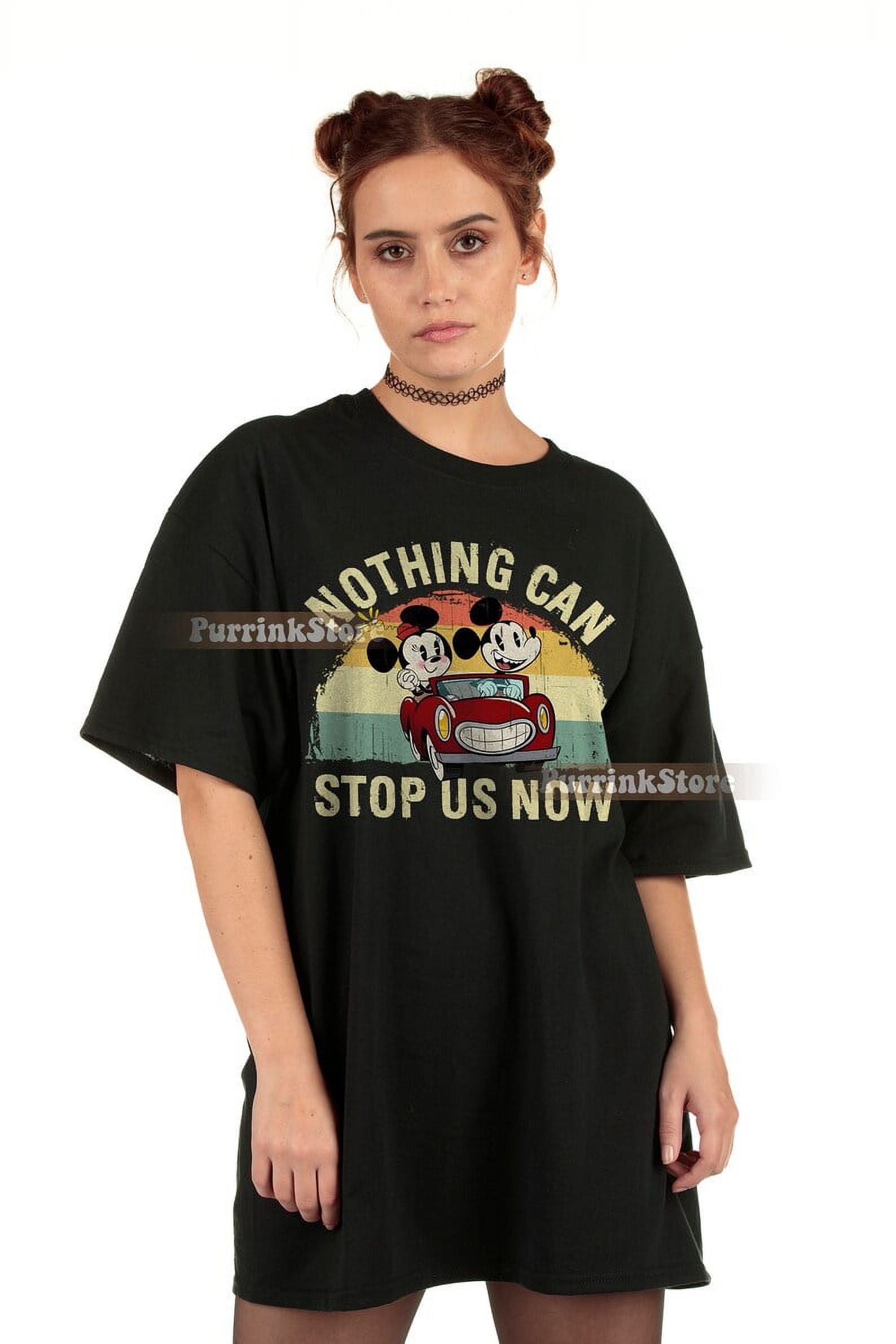 [BLACK] Retro Nothing Can Stop Us Now Mickey and Minnie's Runaway ...