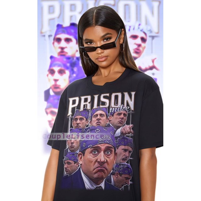 [BLACK] Retro PRISON MIKE Vintage Shirt | Prison Mike Homage Fan Tees ...