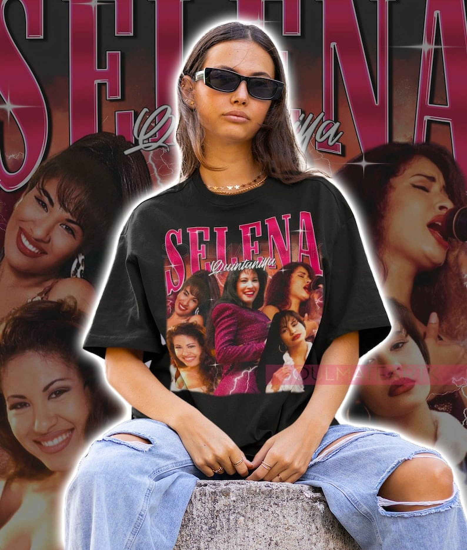 [BLACK] Retro Selena Quintanilla Shirt, Vintage Selena Quintanilla ...