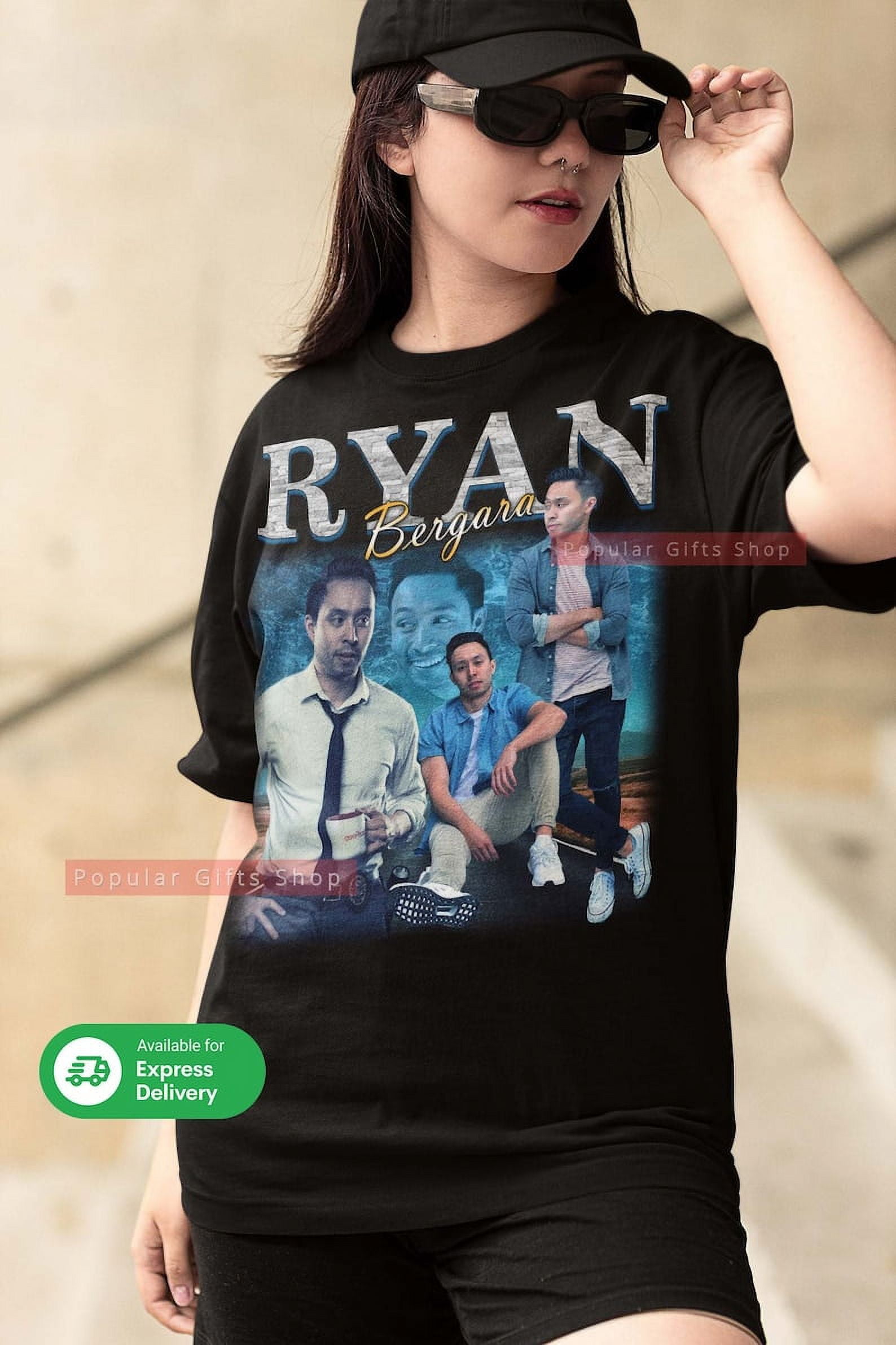 [BLACK] Ryan Bergara Vintage Unisex Shirt - Walmart.com