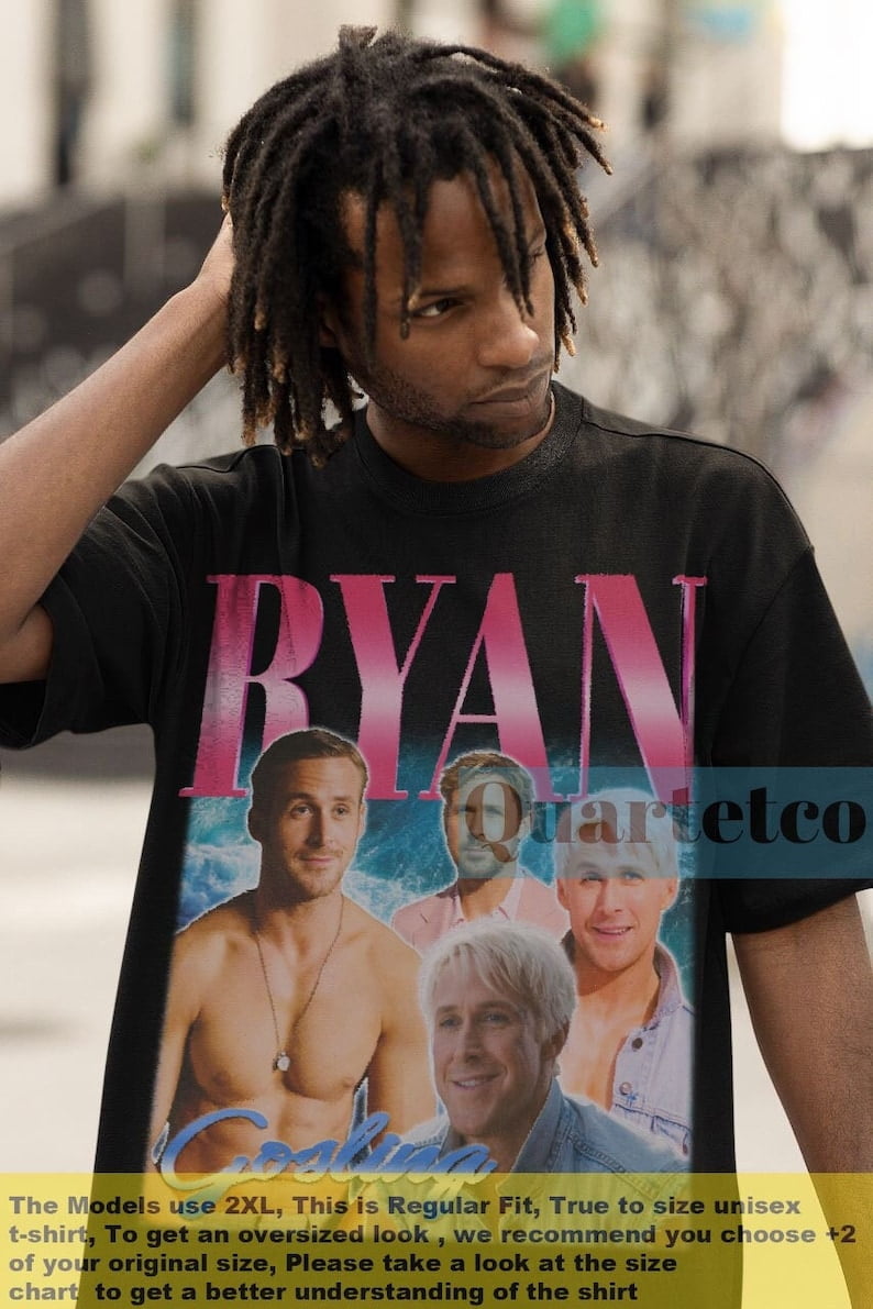 [BLACK] Ryan Gosling, Ryan Gosling Tshirt, Ryan Gosling Shirt, Ryan Gosling Gift Tees, Retro ...