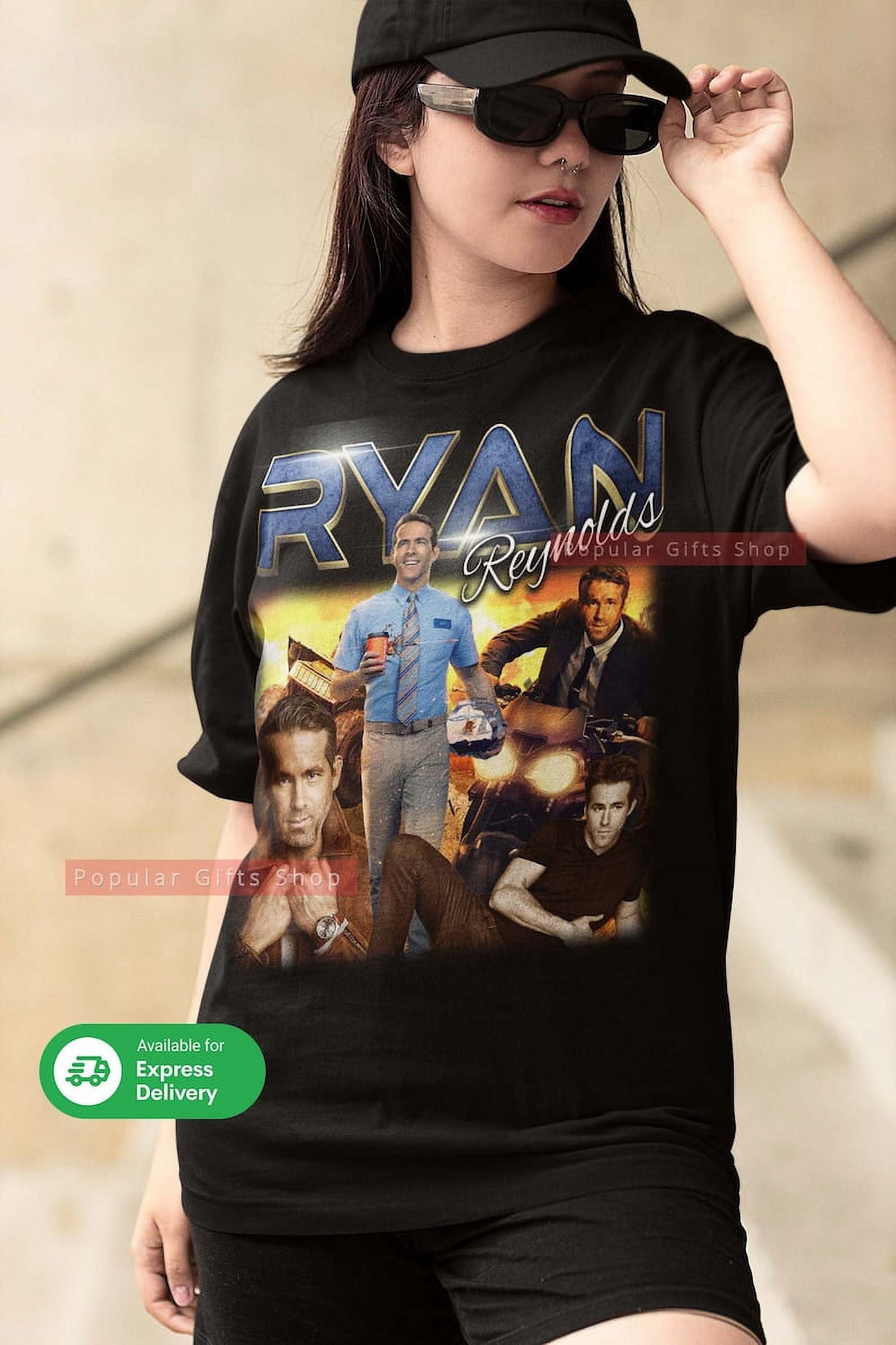 [BLACK] Ryan Reynolds Vintage Unisex Shirt, Vintage Ryan Reynolds Shirt ...