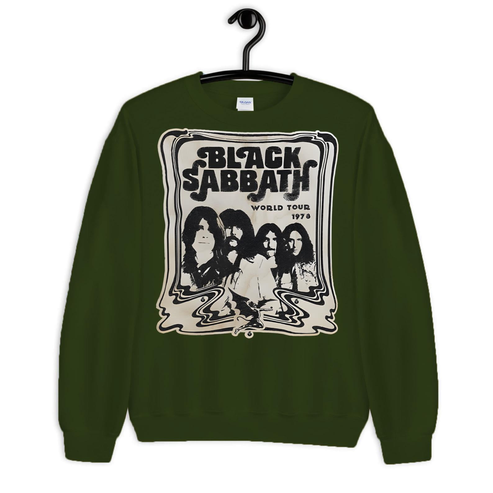 BLACK SABBATH World Tour 1978 Merch Vintage Rock Band Men T-Shirt ...