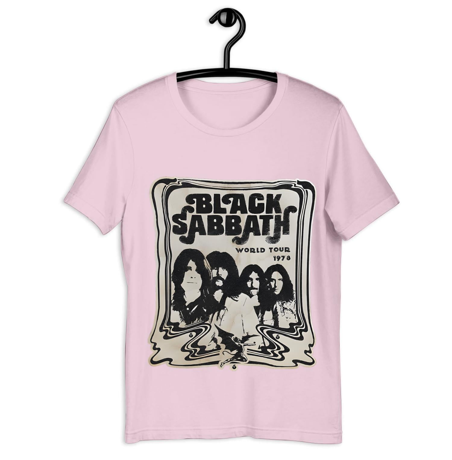 BLACK SABBATH World Tour 1978 Merch Vintage Rock Band Men T-Shirt ...