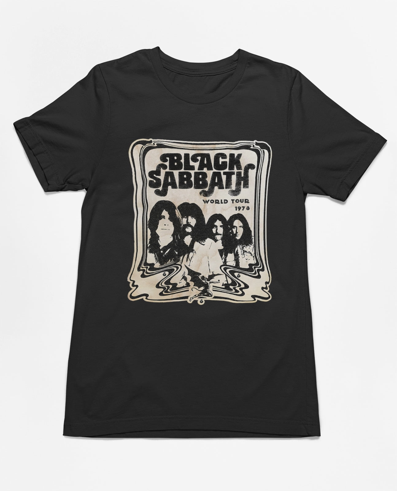 BLACK SABBATH World Tour 1978 Merch Vintage Rock Band Men T-Shirt ...