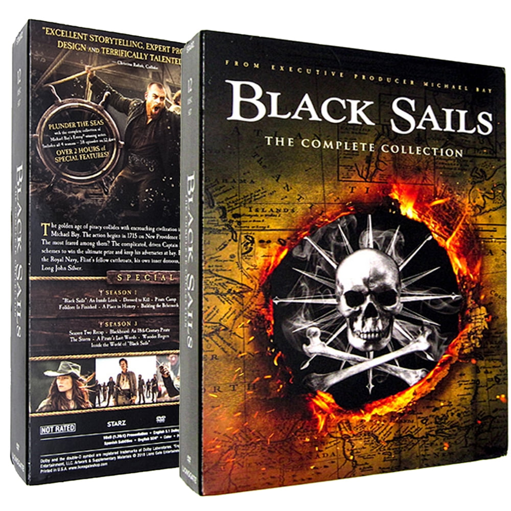 BLACK SAILS – THE COMPLETE SERIES: Seasons 1-4 (12-Disc DVD Box Set ...