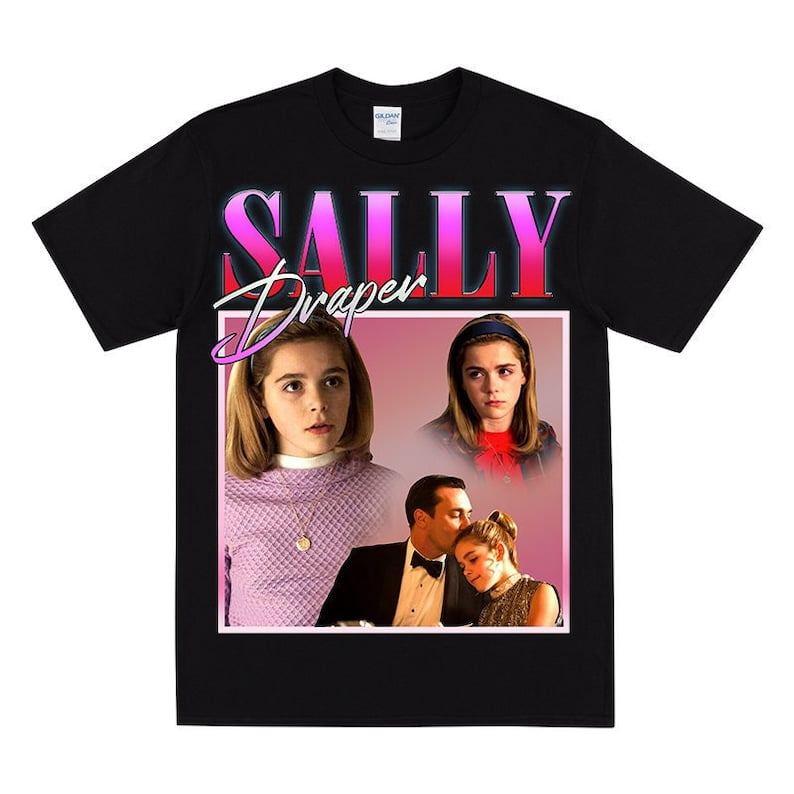 [BLACK] SALLY DRAPER Homage T-shirt - Walmart.com