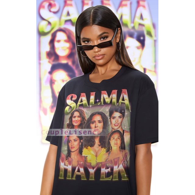 [BLACK] SALMA HAYEK Vintage Shirt | Salma Hayek Homage Fan Tees | Salma ...