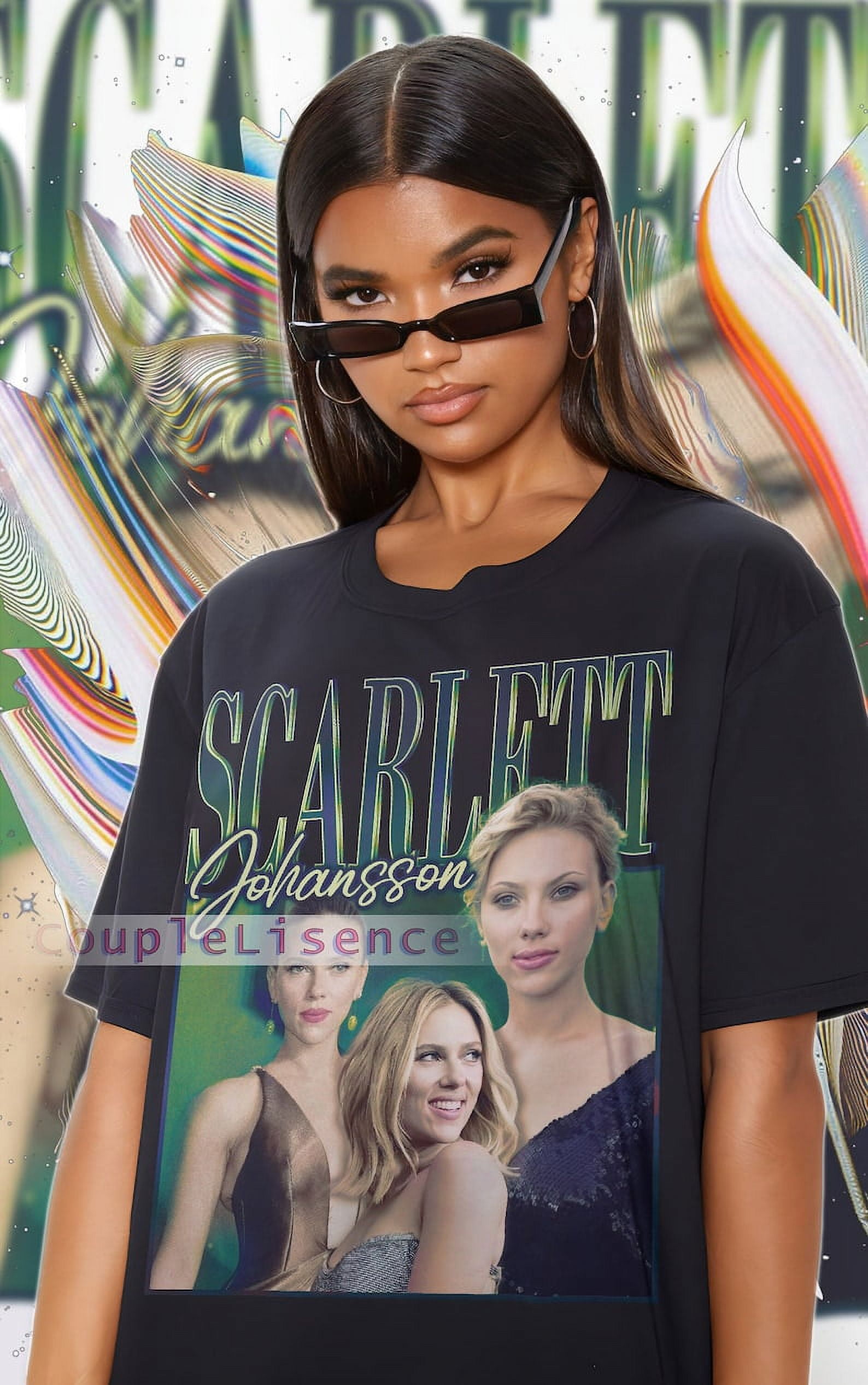 [BLACK] SCARLETT JOHANSSON Vintage Shirt | Scarlett Johansson Homage ...