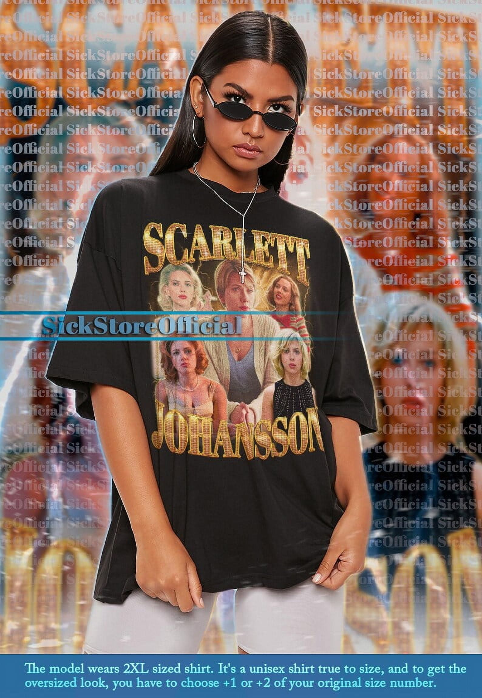 [BLACK] SCARLETT JOHANSSON Vintage Shirt, Scarlett Johansson Homage ...