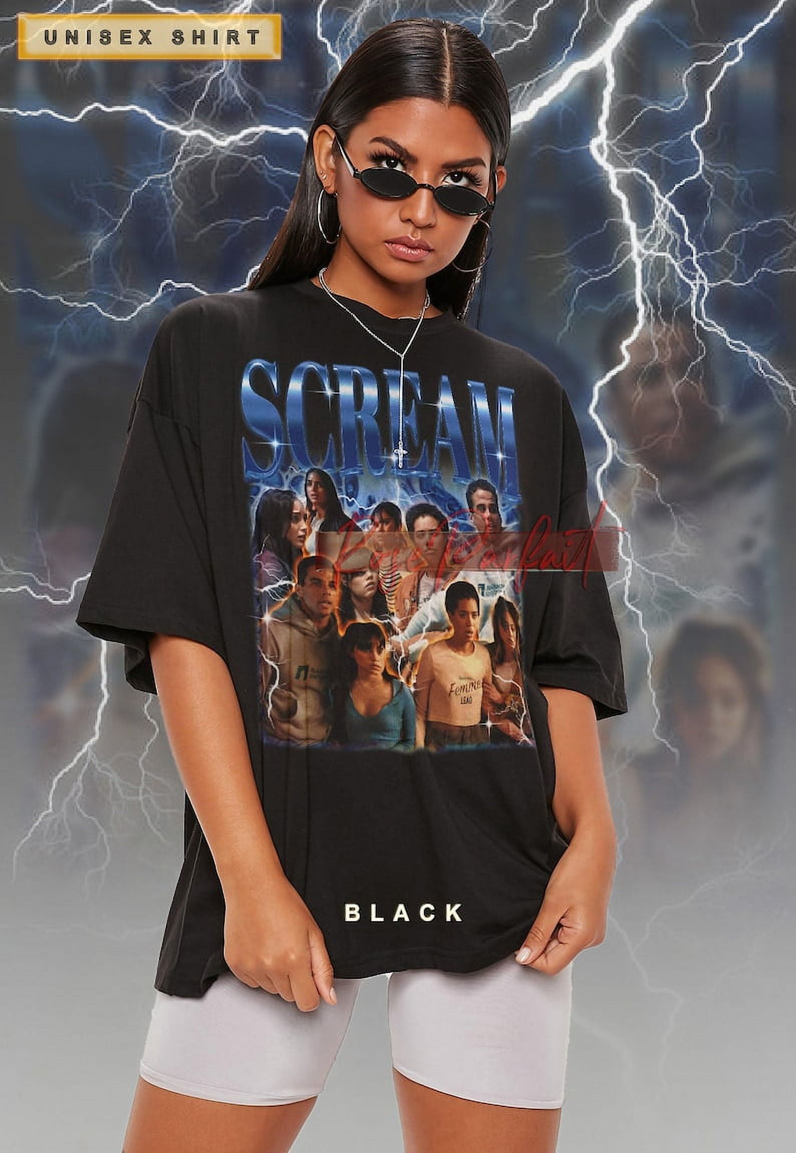 [BLACK] SCREAM VI Shirt, Let's Watch Scary Movie Shirt, Stab Scream ...