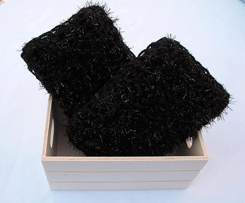 BLACK SCRUBBIES - SCOURING SPONGES - HANDMADE SET OF 2 - Walmart.com