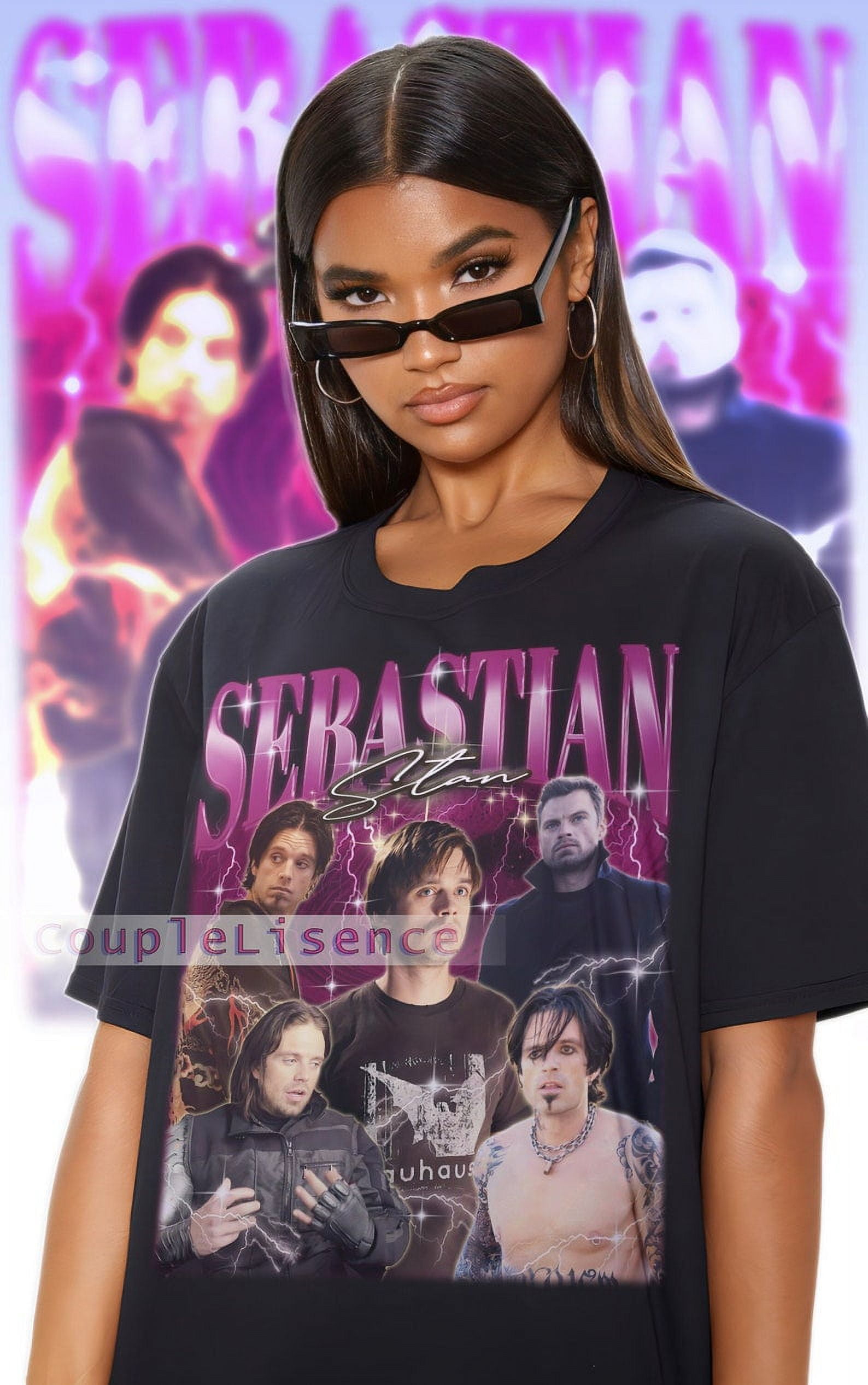 [BLACK] SEBASTIAN STAN Vintage | Sebastian Stan Homage Fan Tees ...