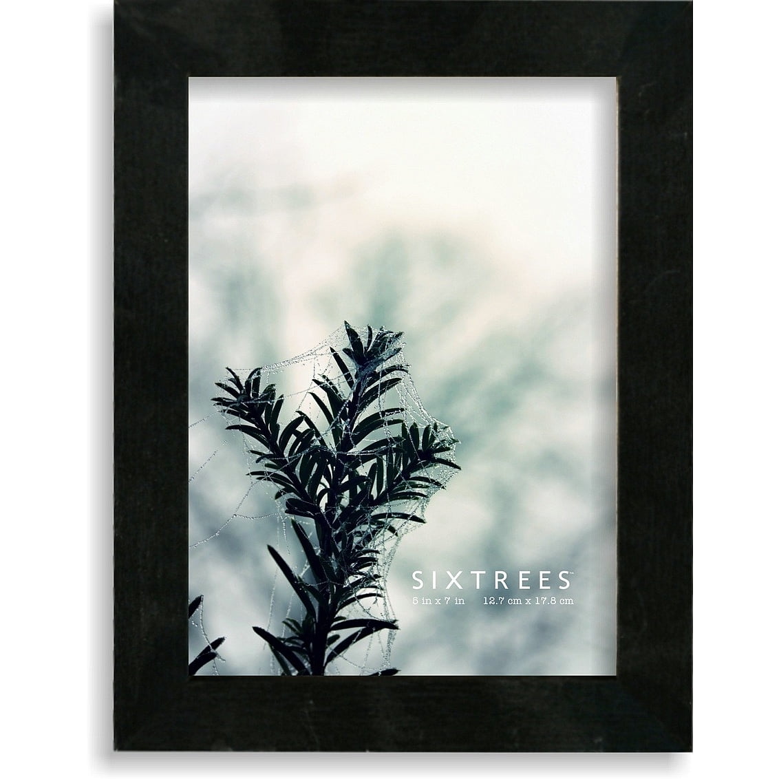 BLACK SILVER 5x7 Frame by Sixtrees - 5x7 - Walmart.com