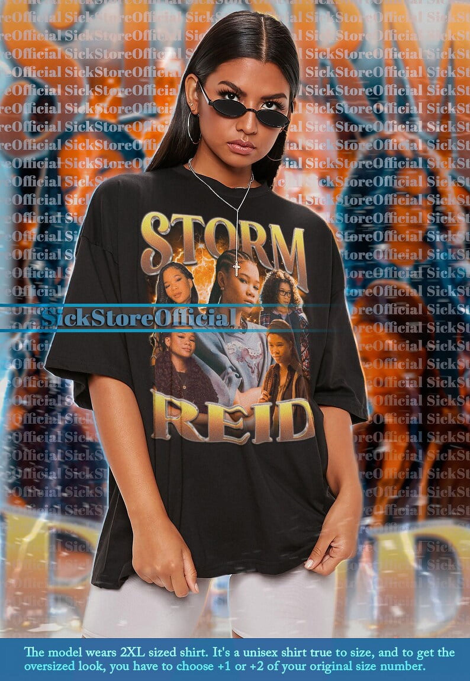 [BLACK] STORM REID Vintage Shirt, Storm Reid Homage Tshirt, Storm Reid ...