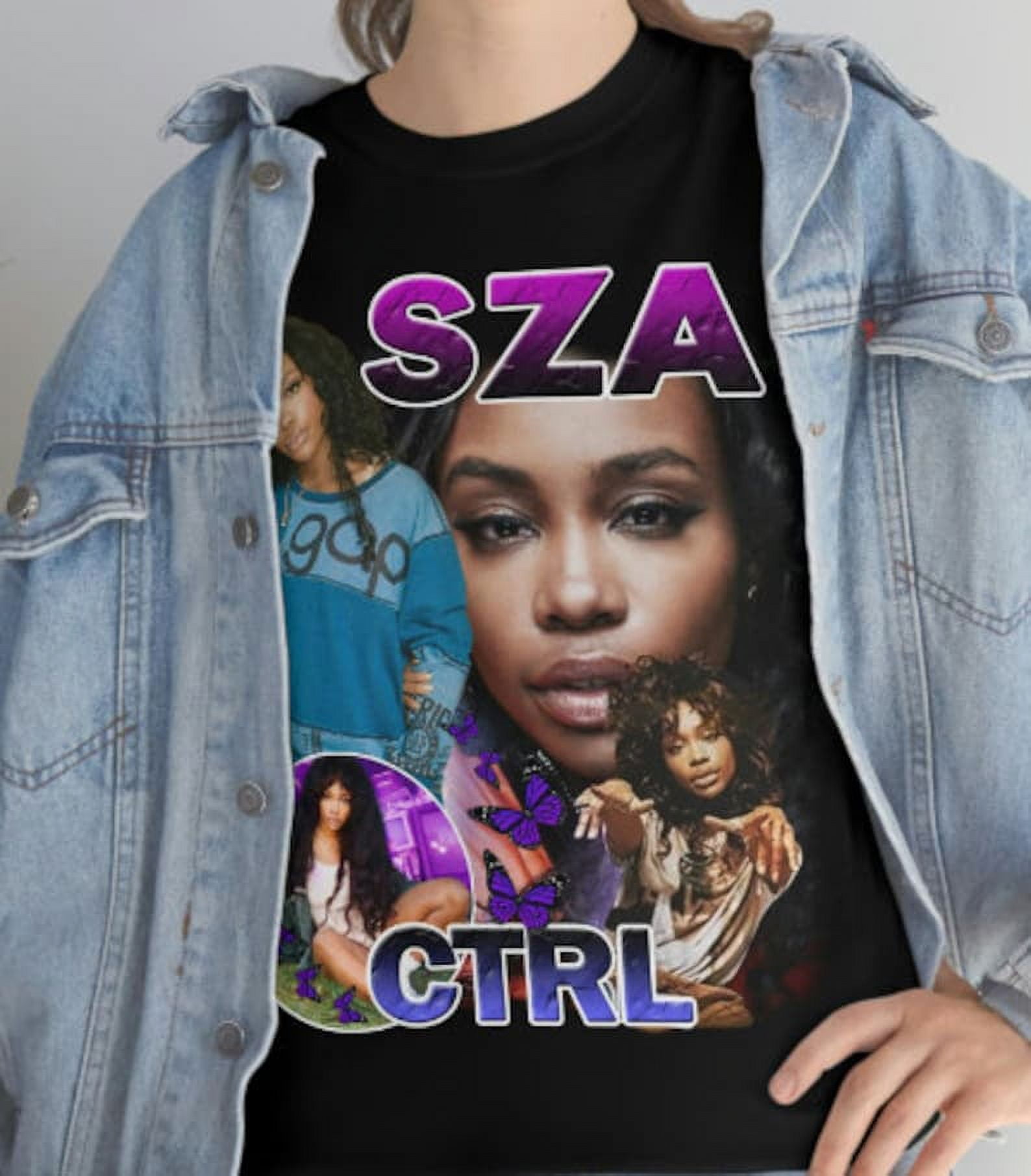 [BLACK] SZA CTRL Shirt - Walmart.com