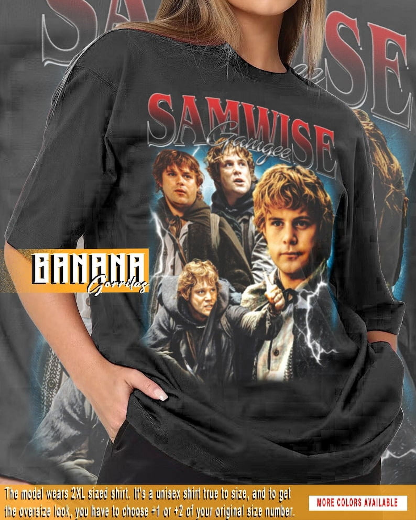 [BLACK] Samwise Gamgee Shirt - Walmart.com