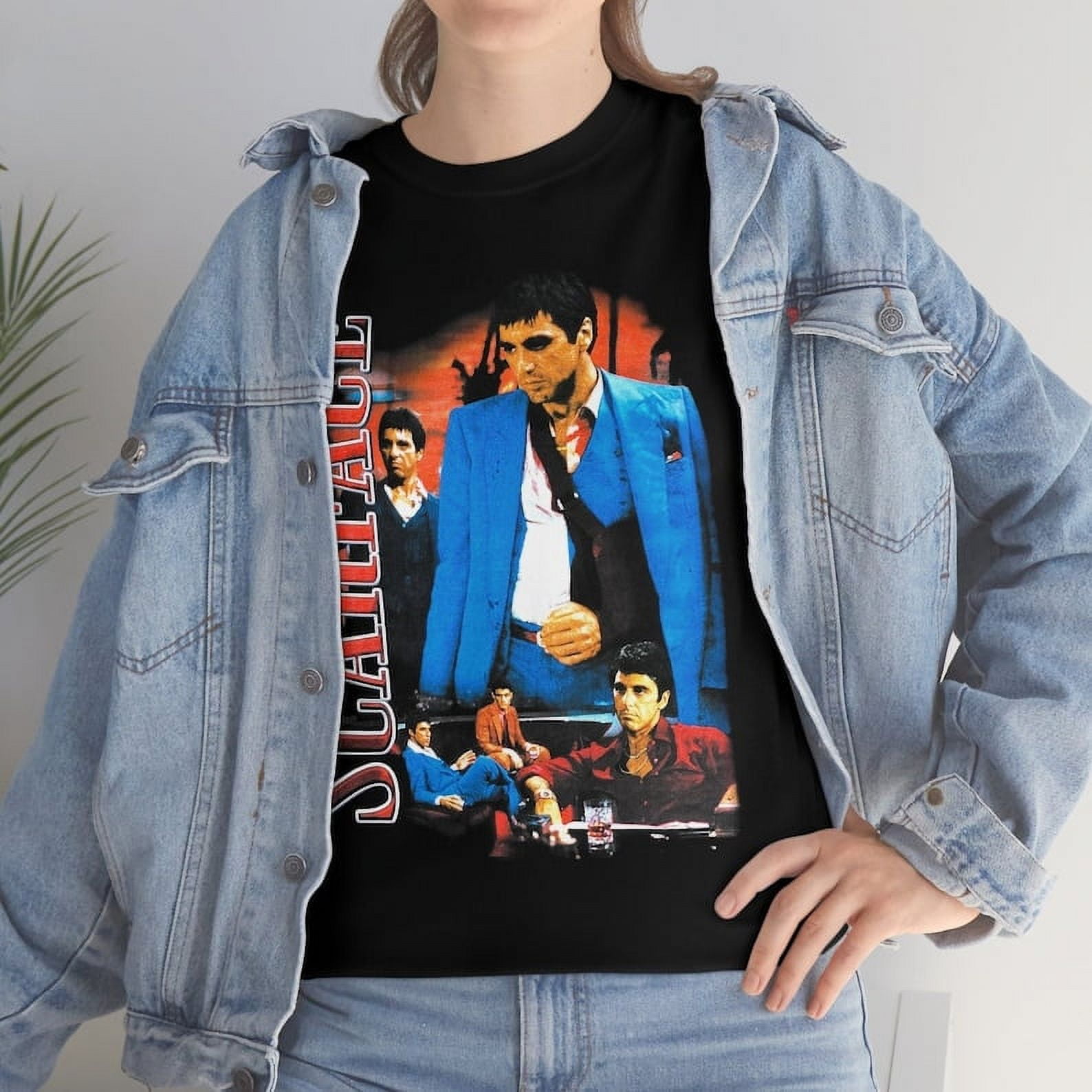[BLACK] Scarface Vintage Rap T-Shirt, Tony montana scarface t-shirt ...