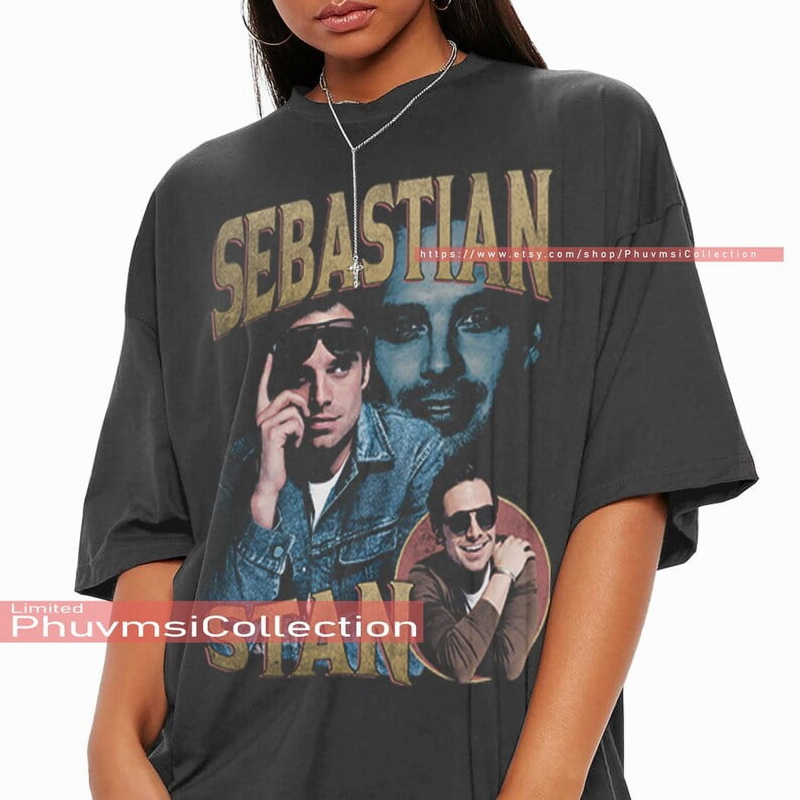 [BLACK] Sebastian Stan Shirt - Walmart.com