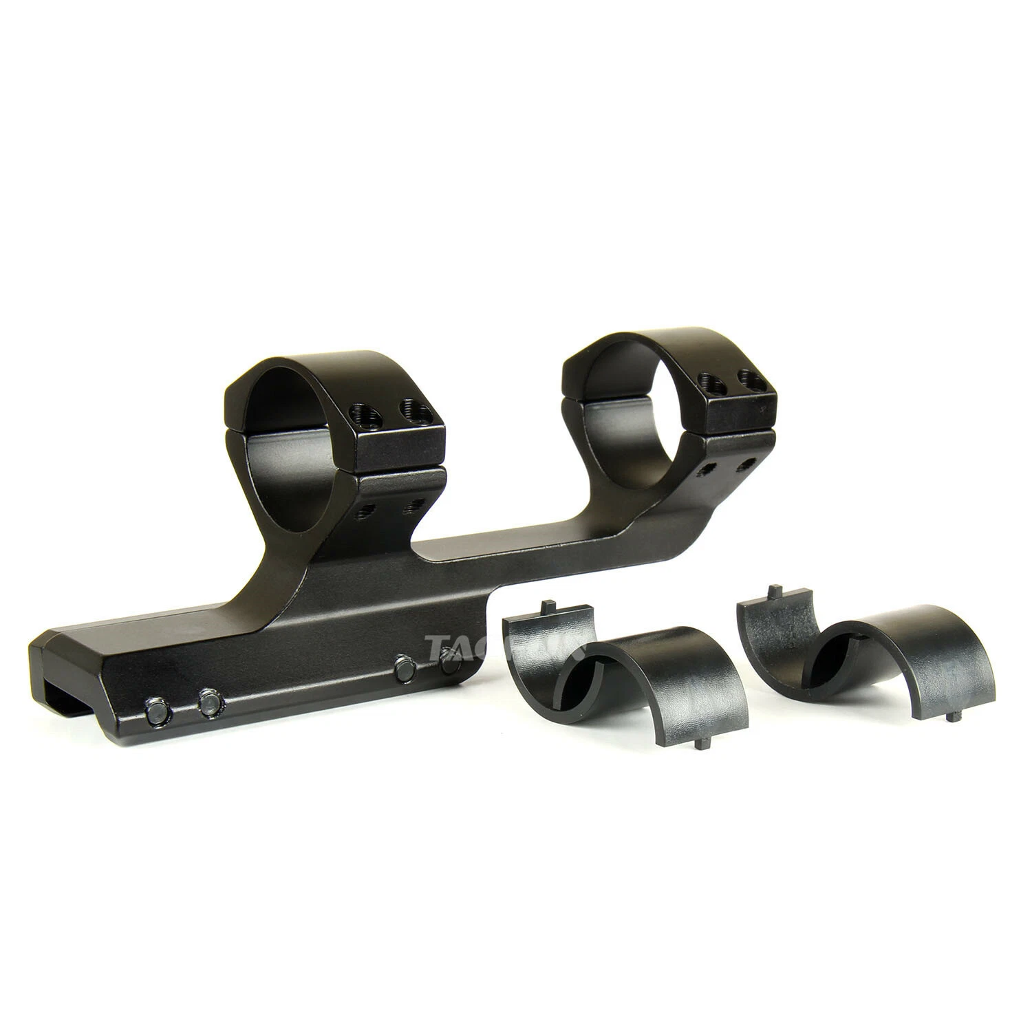 BLACK Slim Offset Cantilever Picatinny Weaver Scope Mounts 1"/30mm W ...