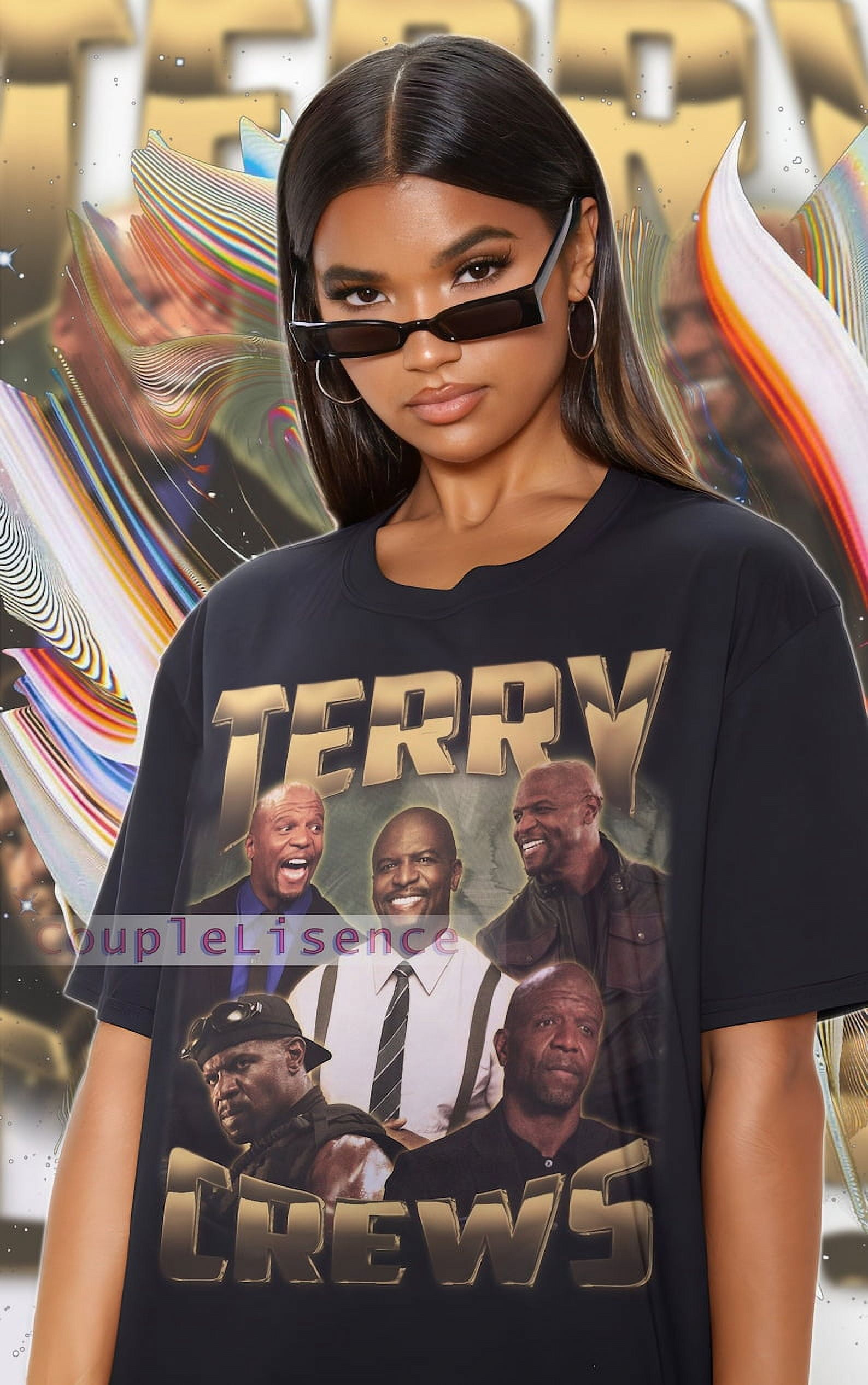 [BLACK] TERRY CREWS Brooklyn 99 Film Vintage Shirt - Walmart.com