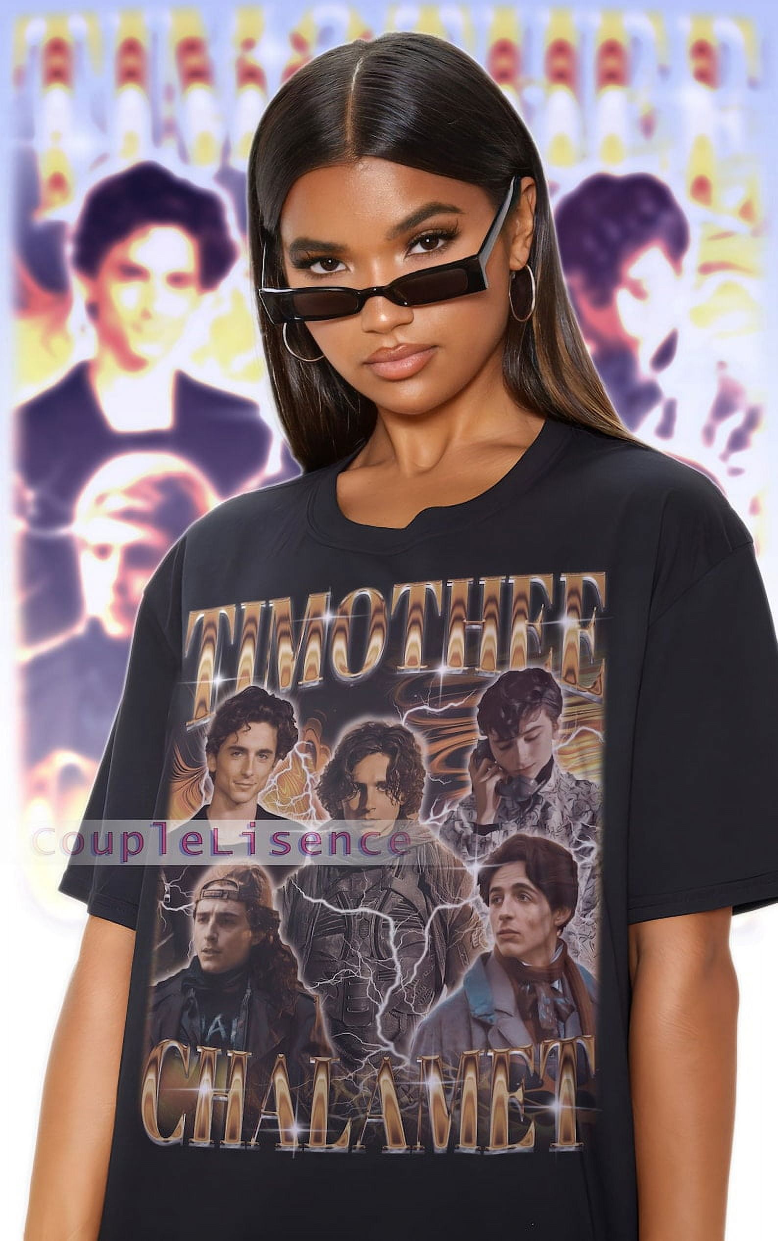 [BLACK] TIMOTHÉE CHALAMET Vintage Shirt | Timothée Chalamet Homage ...