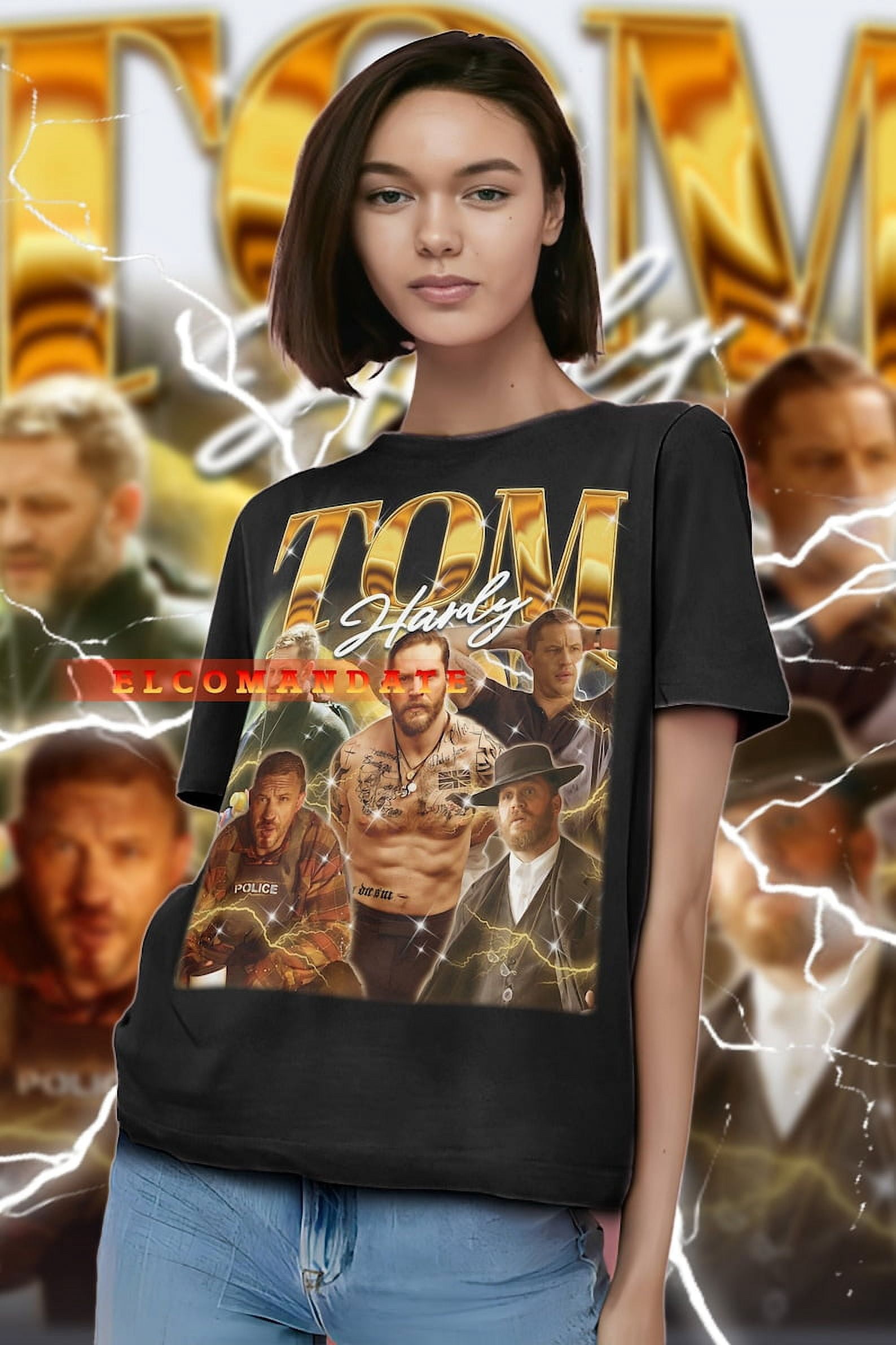 [BLACK] TOM HARDY Vintage Shirt, Tom Hardy Homage Tshirt, Tom Hardy Fan ...