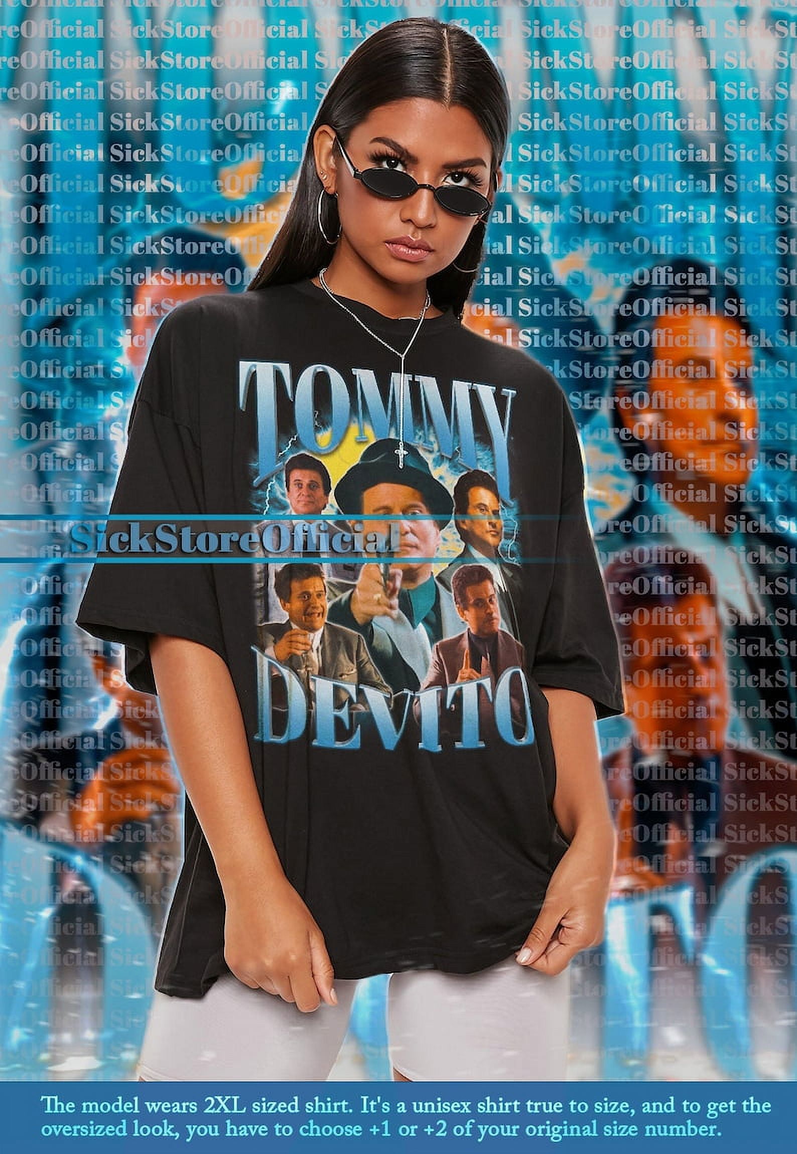 [BLACK] TOMMY DEVITO Vintage Shirt, Tommy DeVito Homage Tshirt, Tommy DeVito Fan Tees, Tommy ...