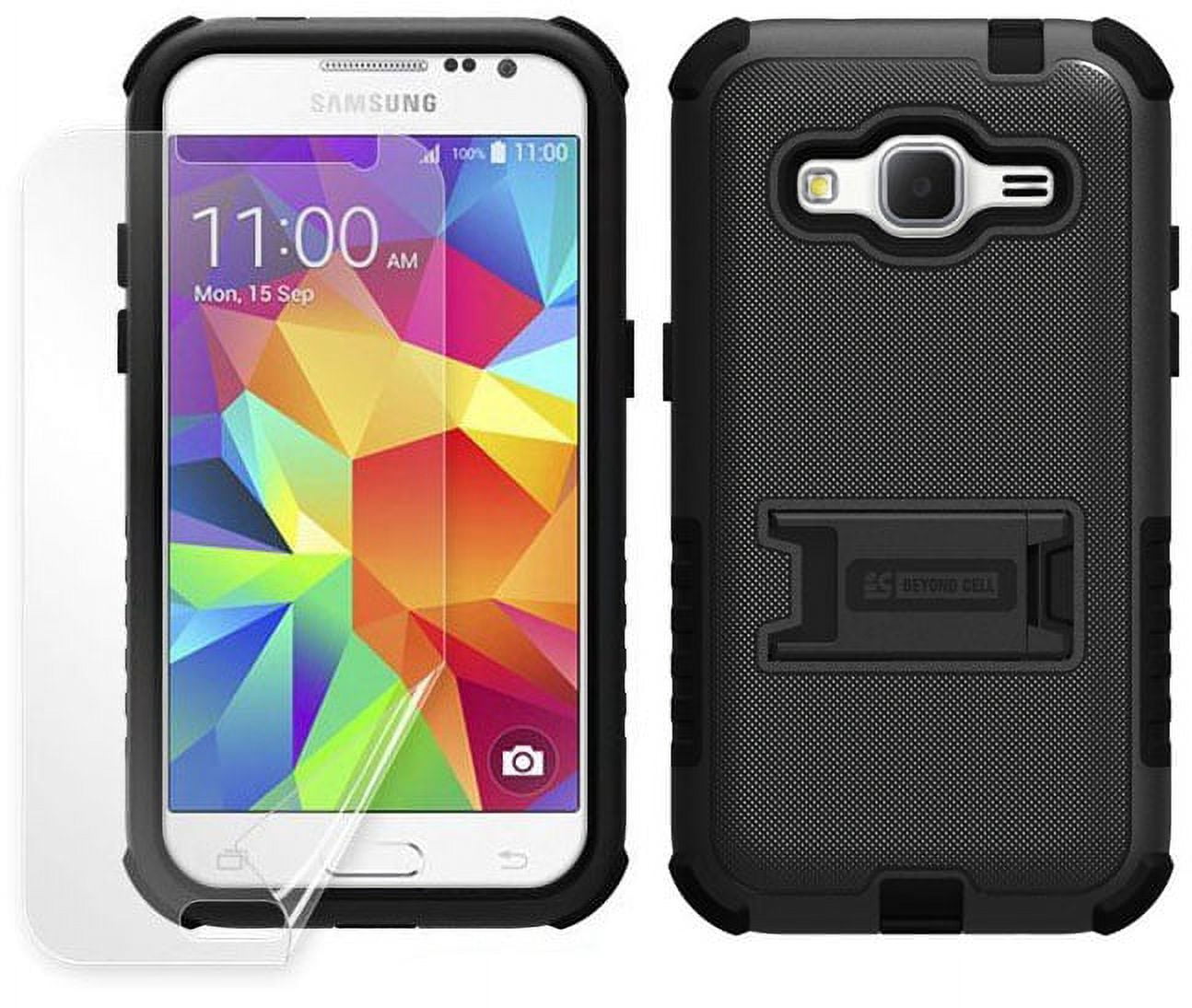 BEYOND CELL BLACK/BLACK RUGGED TRI-SHIELD SOFT SKIN HARD CASE COVER ...