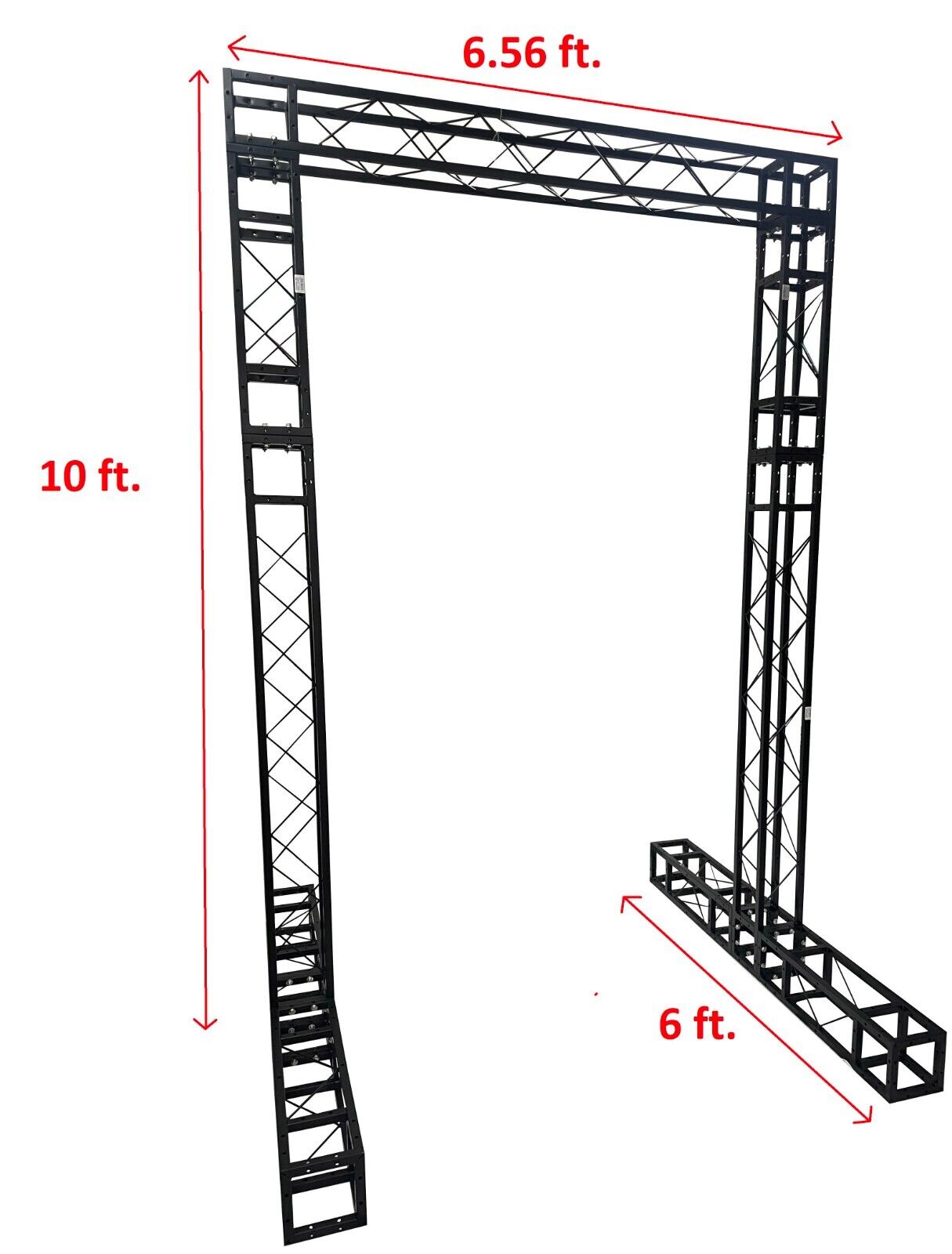 BLACK TRUSS ARCH KIT 10 FT Height Mobile Portable DJ Lighting System ...