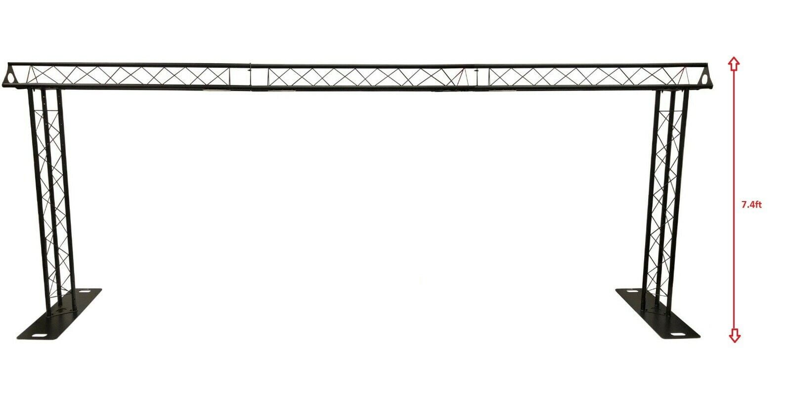 BLACK TRUSS ARCH KIT 19.7 FT Width Mobile Portable DJ Lighting System ...