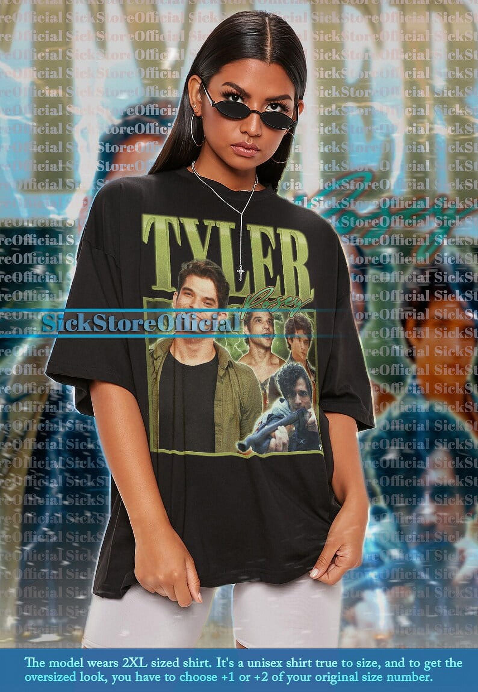 [BLACK] TYLER POSEY Vintage Shirt, Tyler Posey Homage Tshirt, Tyler ...