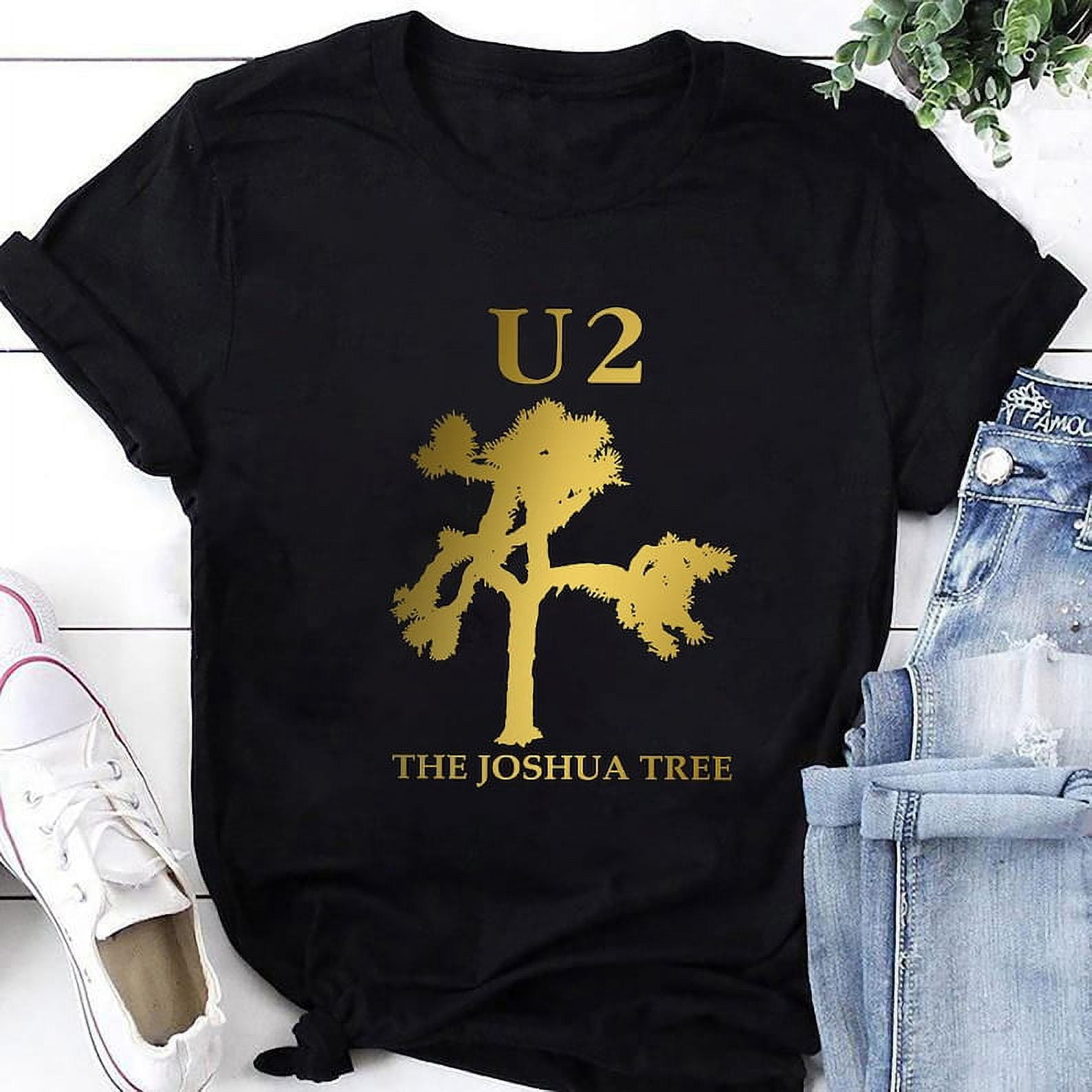 [BLACK] The Joshua Tree U2 Band T-Shirt, U2 Band 80s Music Shirt, U2 ...