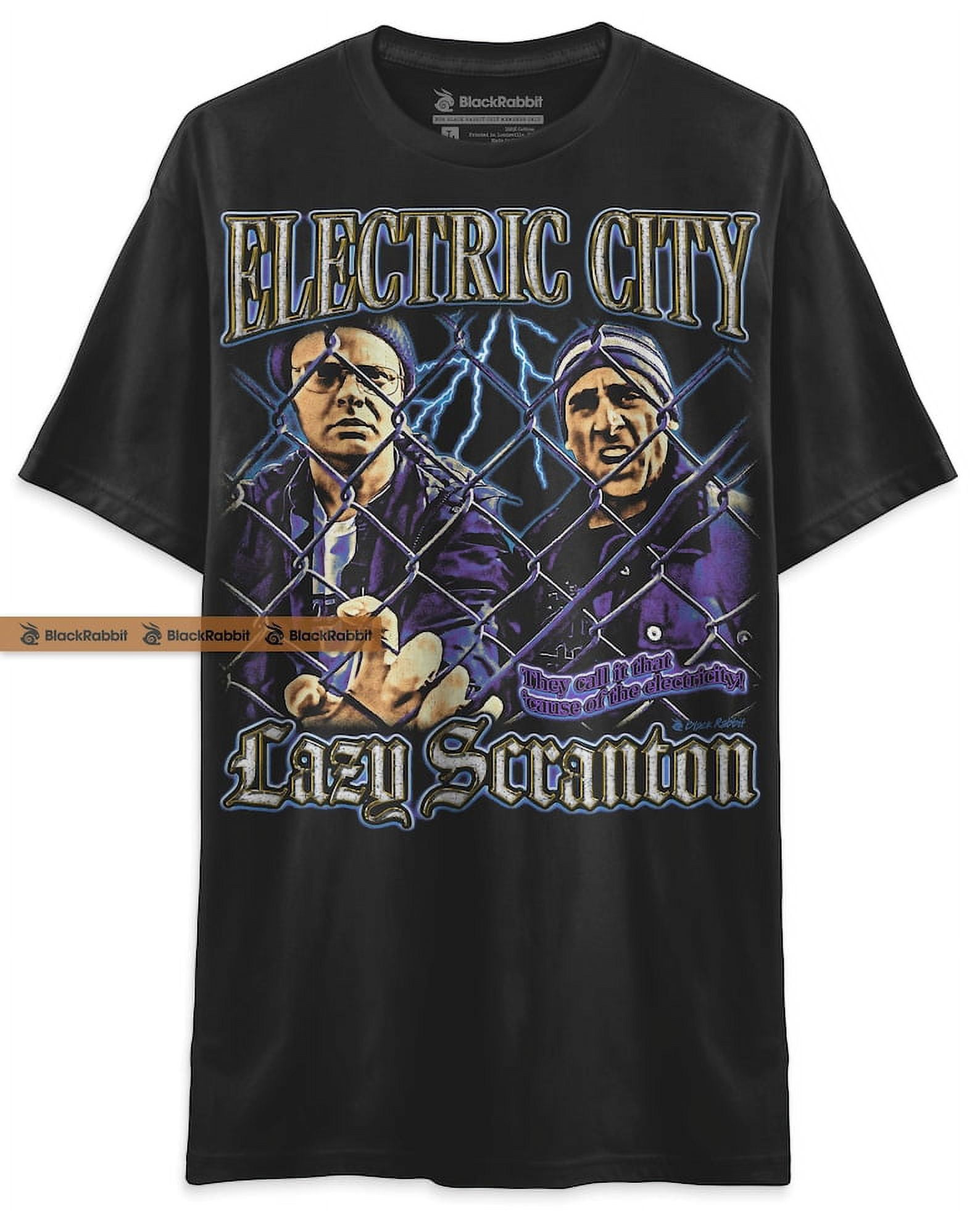 [BLACK] The Office Electric City Lazy Scranton Retro Vintage Bootleg ...
