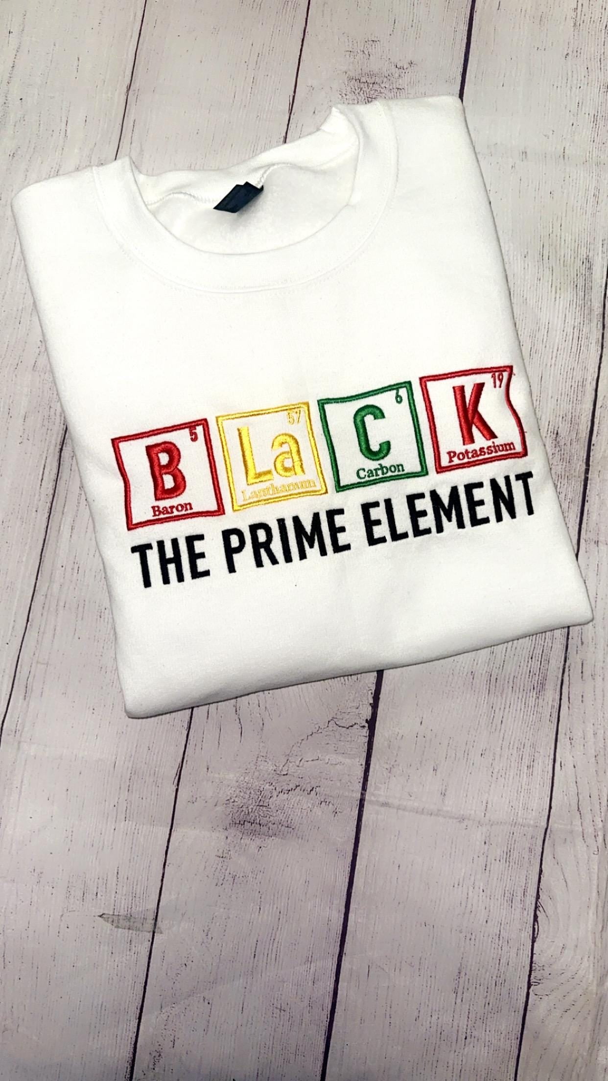 BLACK The Prime Element Embroidered sweatshirt or hoodie - Science ...