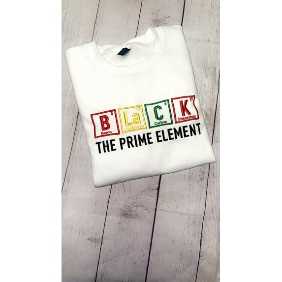 BLACK The Prime Element Embroidered sweatshirt or hoodie - Science ...