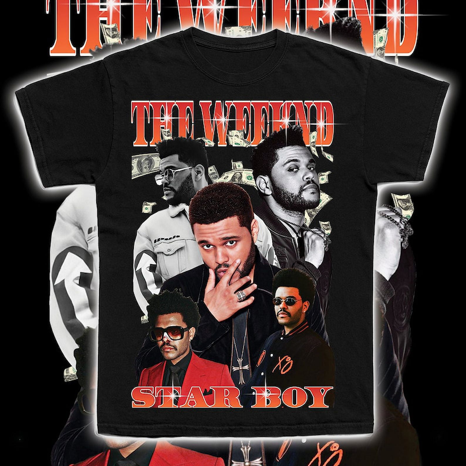 [BLACK] The weeknd , T-shirt , bootleg tees , ready to print, printable ...