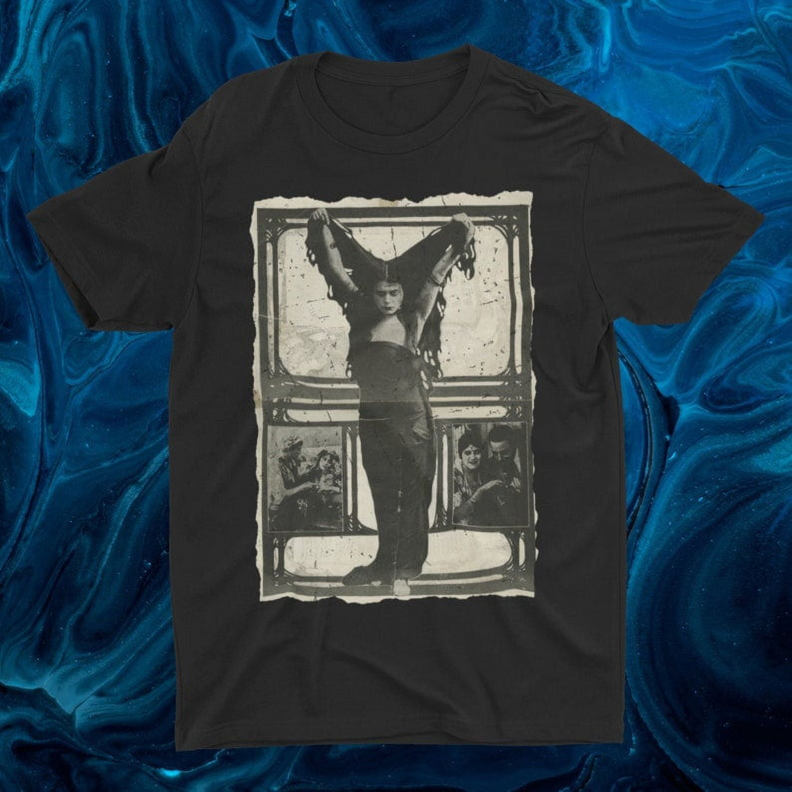 [BLACK] Theda Bara Shirt - Goth Gothic Lady Vampire - Spooky Halloween ...