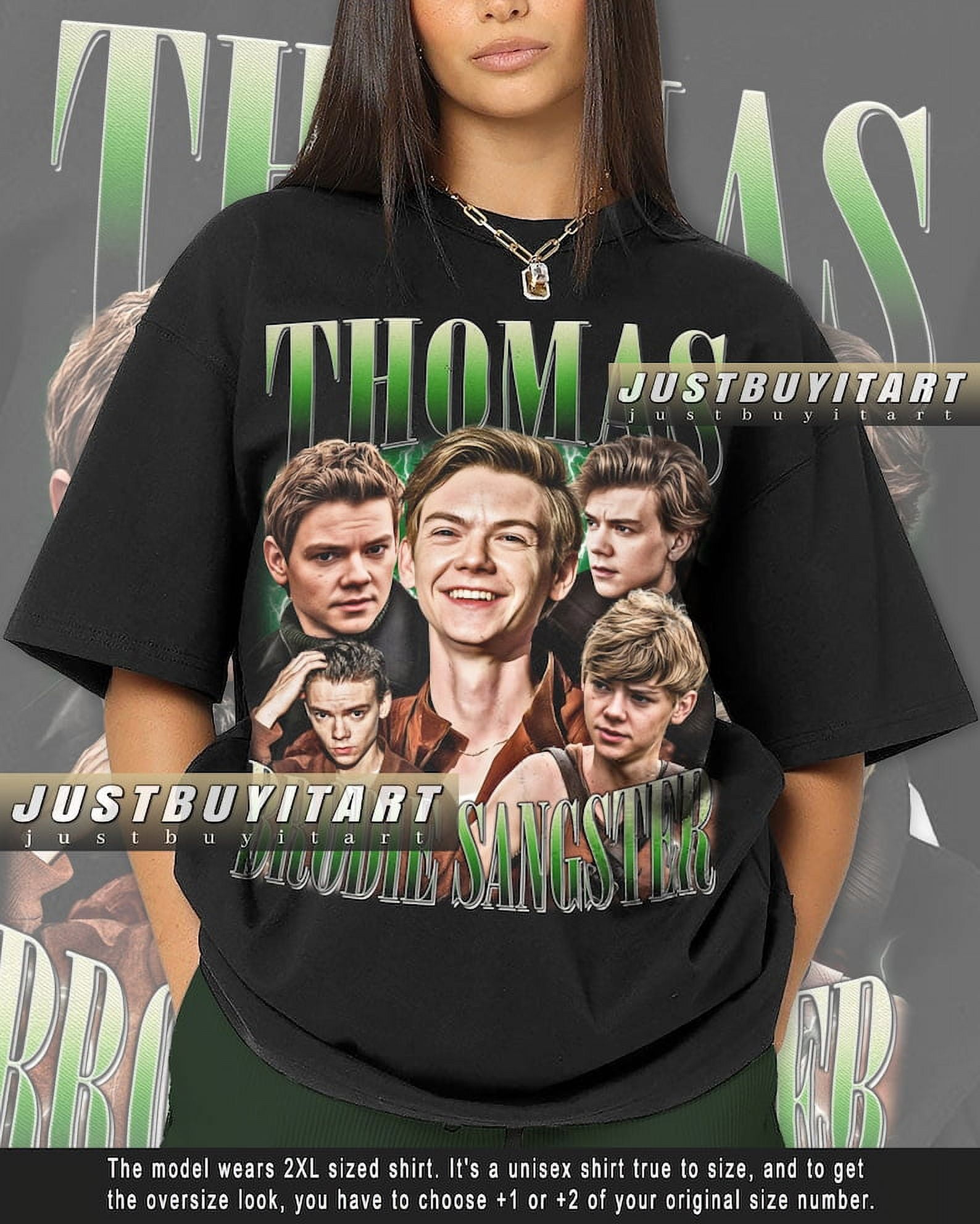 [BLACK] Thomas Brodie Sangster Shirt Gift Movie Thomas Brodie T-Shirt ...