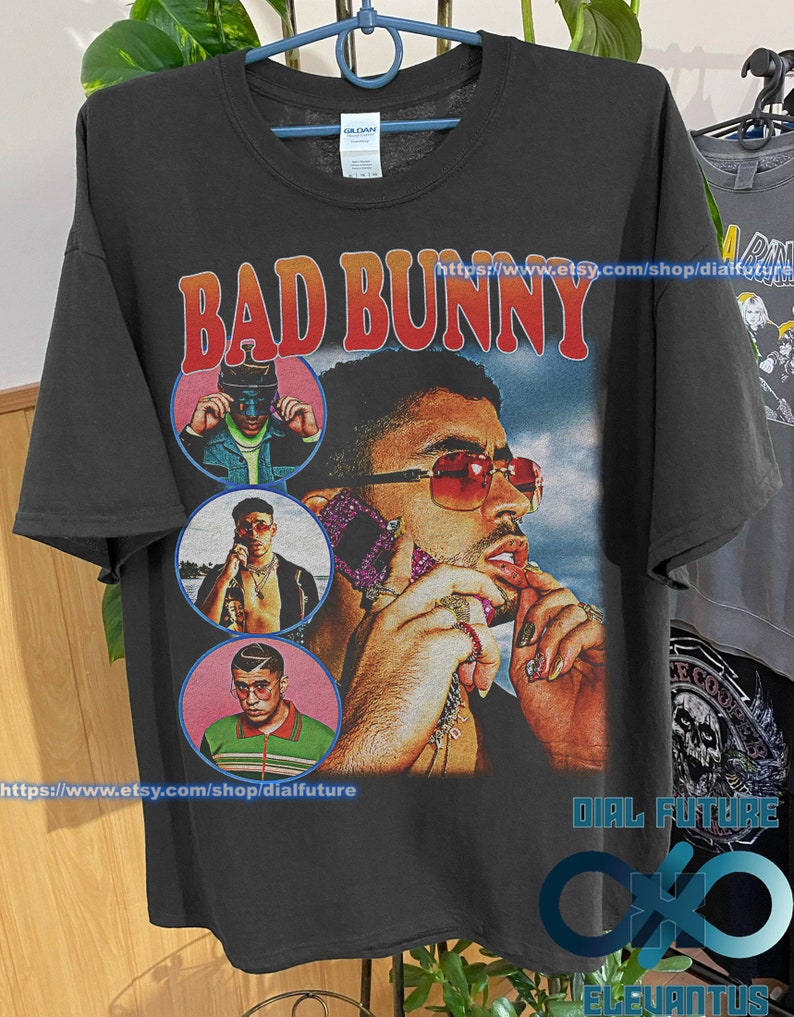 [BLACK] Vintage Bad Bunny Un Verano Sin Ti Shirt, Bad Bunny Shirt, Bad ...