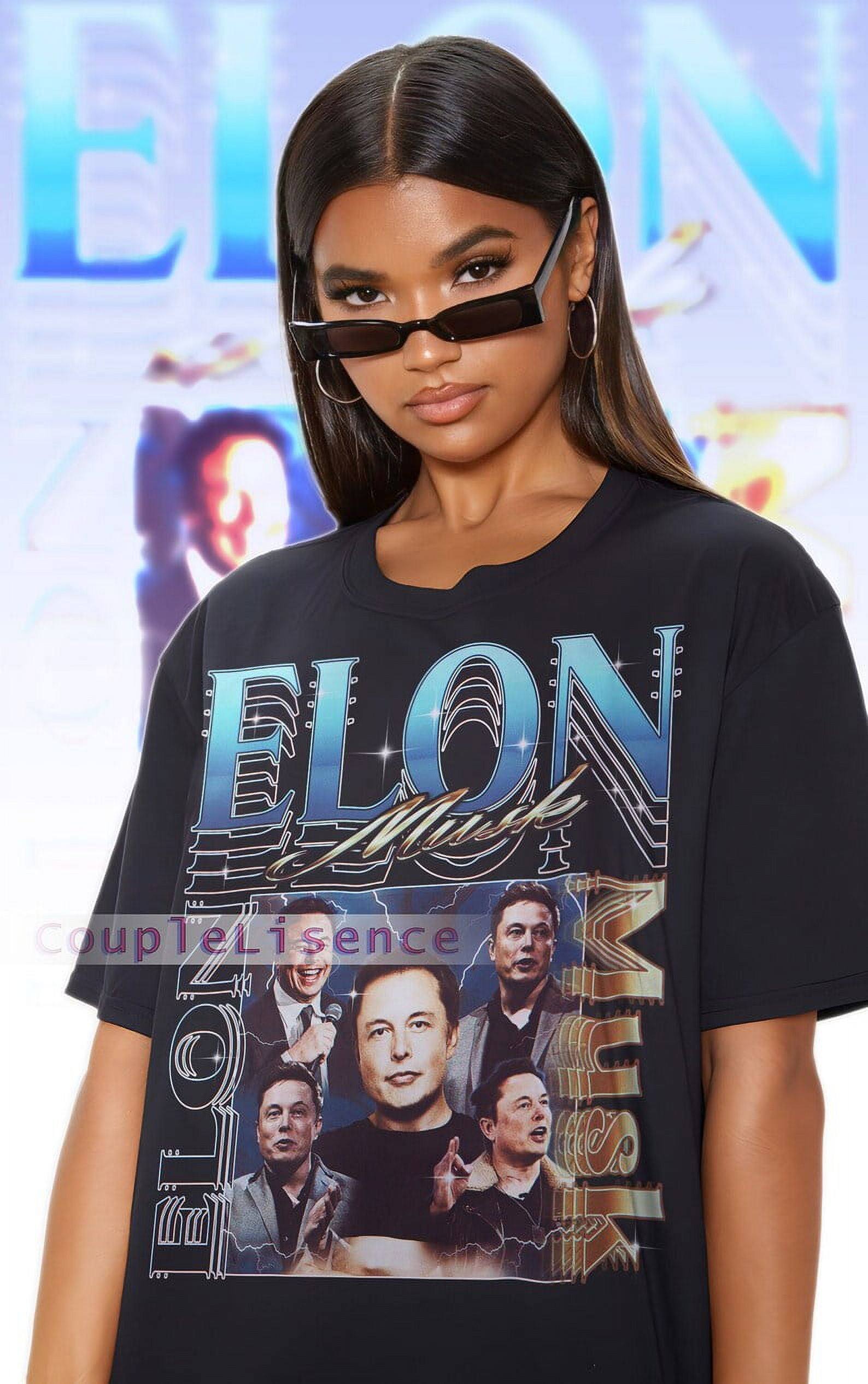 [BLACK] Vintage ELON MUSK Shirt | Elon Musk Homage Fan Tees | Elon Musk ...