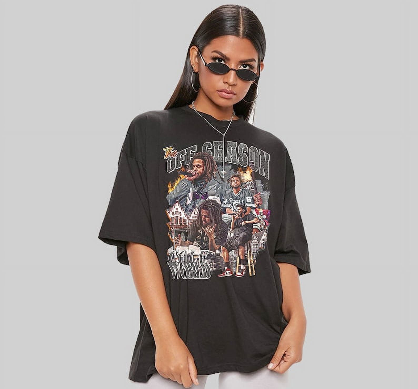 [BLACK] Vintage J Cole Crooked Smile Shirt, Rapper Shirt, bootleg ...