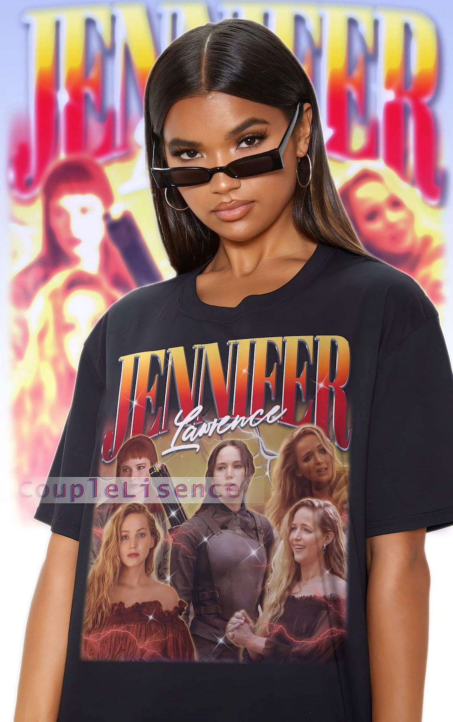 [BLACK] Vintage JENNIFER LAWRENCE | Jennifer Lawrence Fan Tees ...