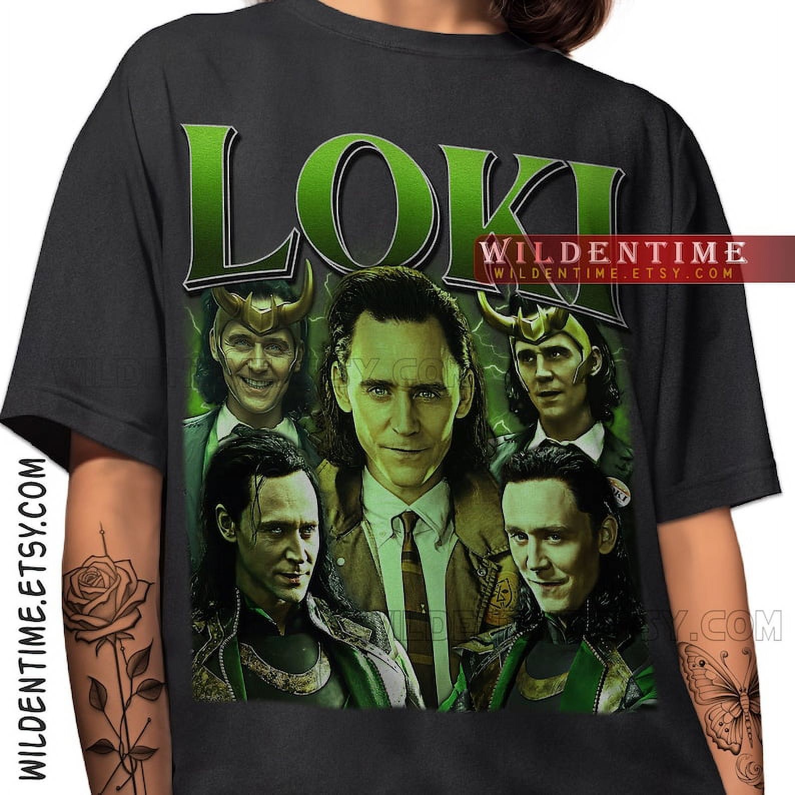 [BLACK] Vintage Loki Laufeyson shirt, Loki Tom Hiddleston Vintage T ...