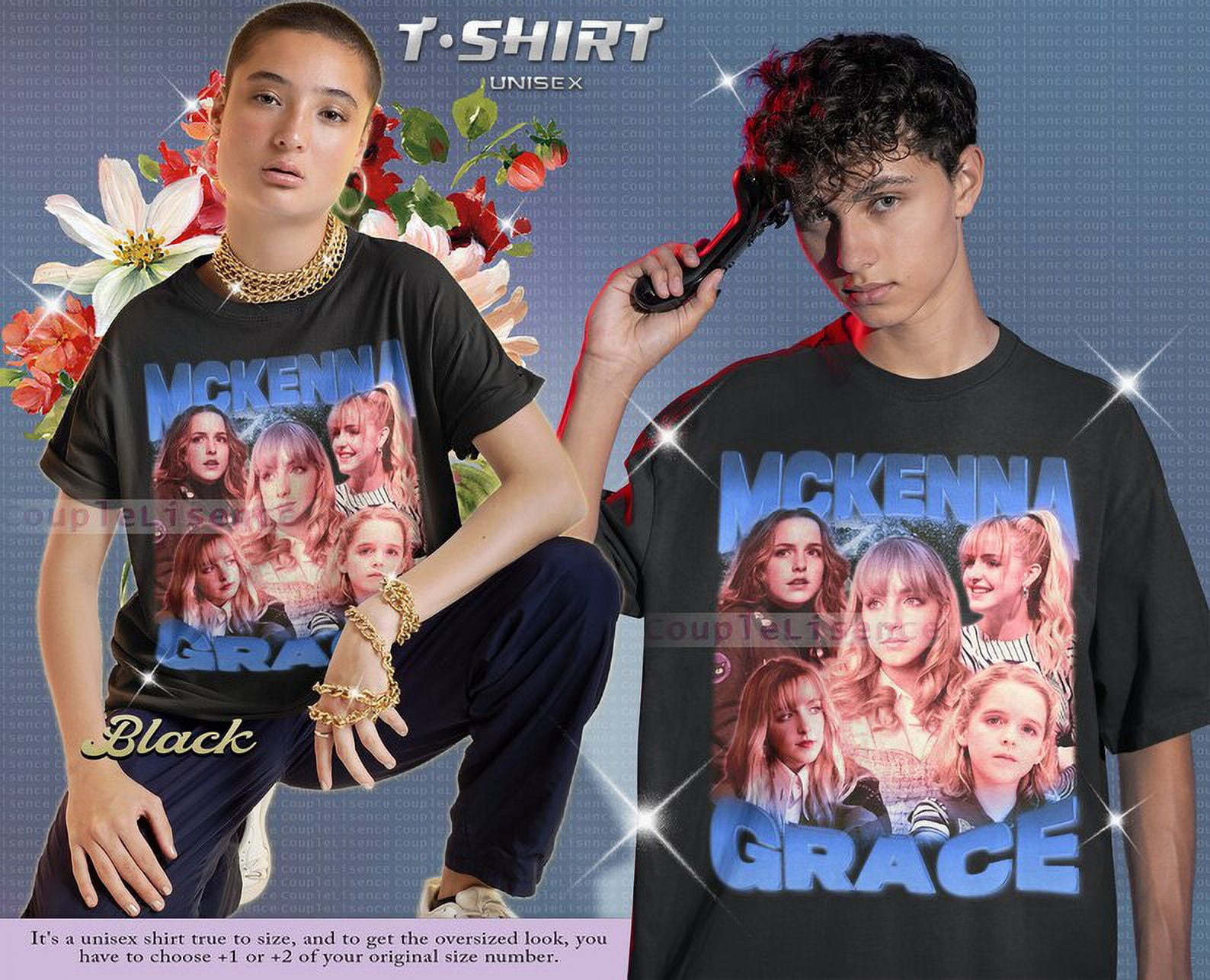 [BLACK] Vintage MCKENNA GRACE Shirt | Mckenna Grace Homage Tshirt ...